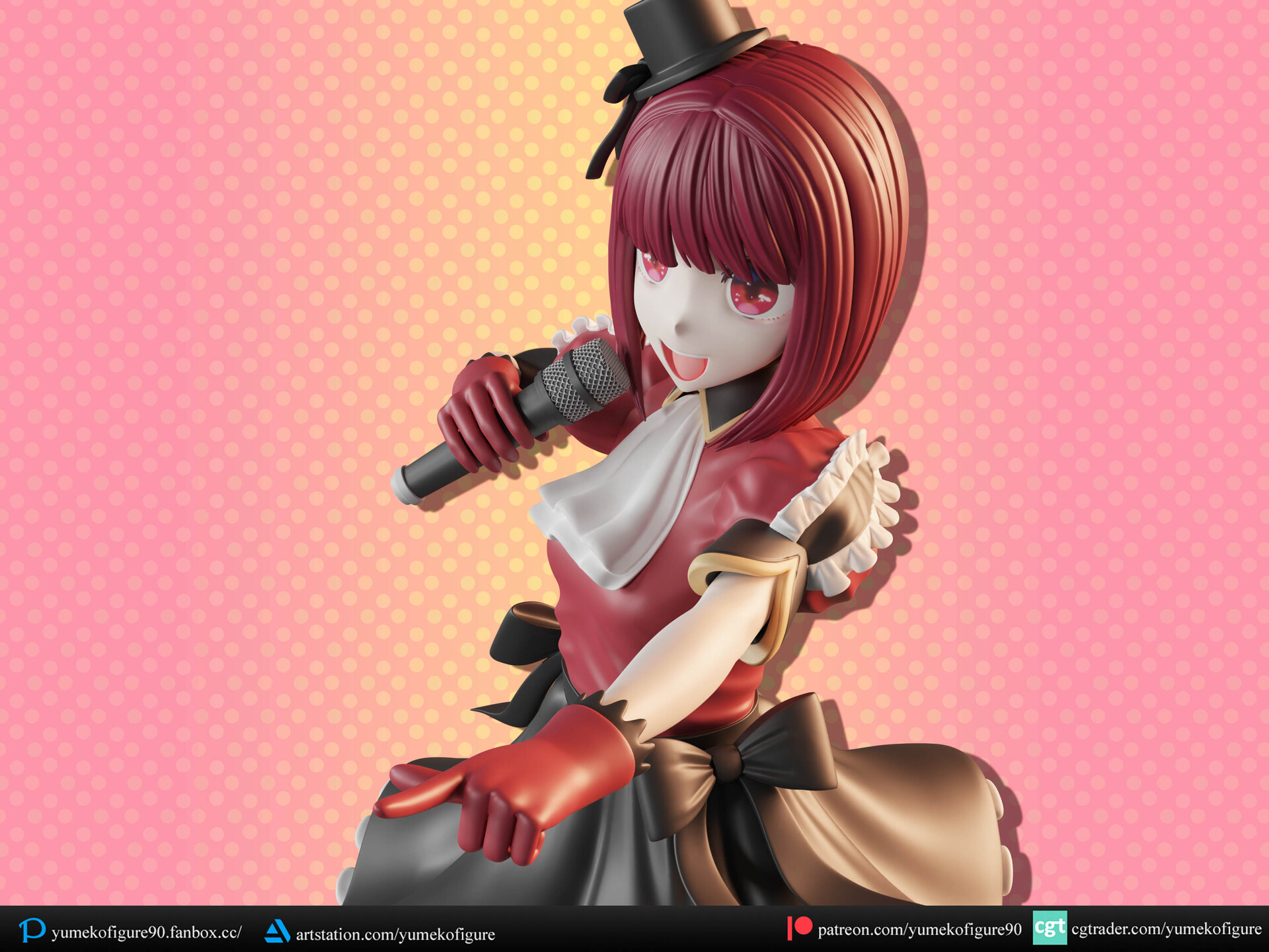 luca romagnoli - Kana Arima figure 3d