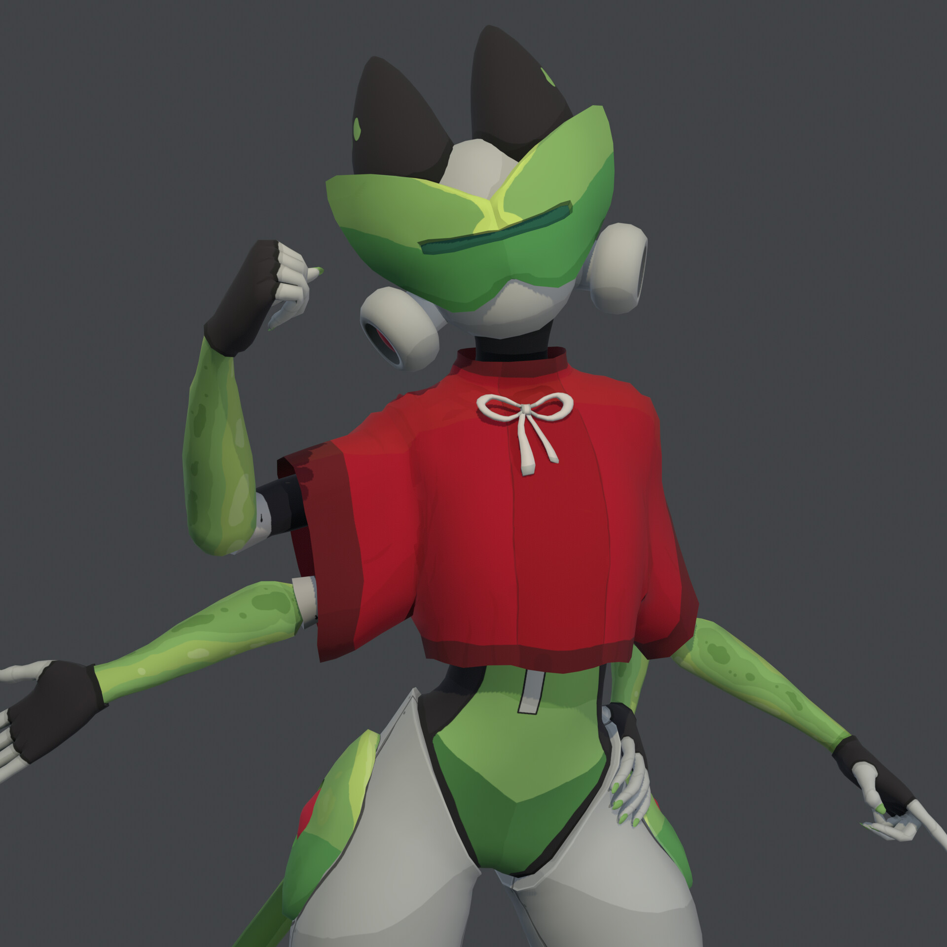 ArtStation - M30W - Low-Poly Robot Character