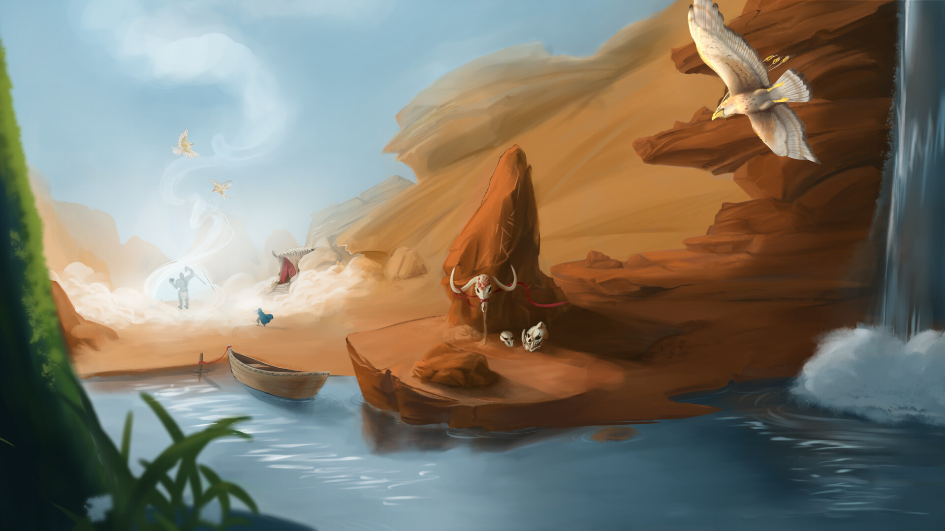 ArtStation - Hercinia, guiding bird