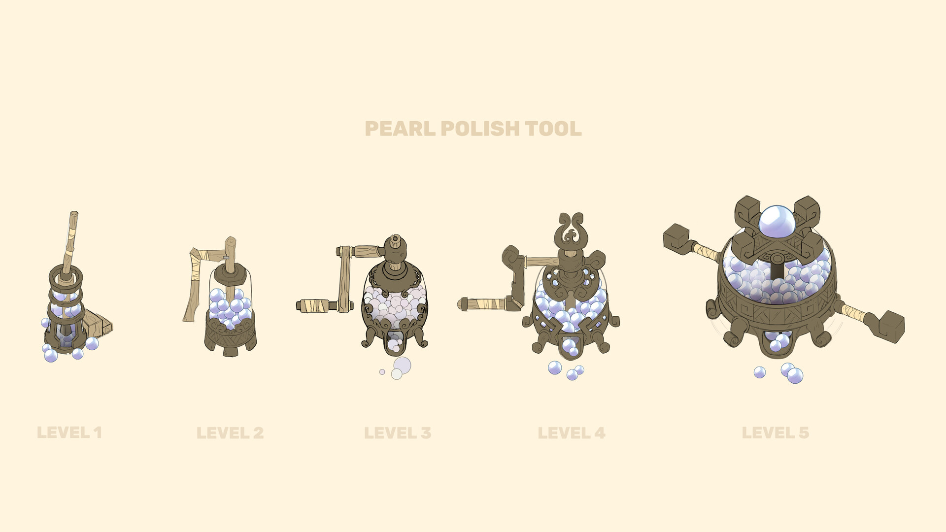 ArtStation - Pearl polish tool - Ortographic casual game prop layout