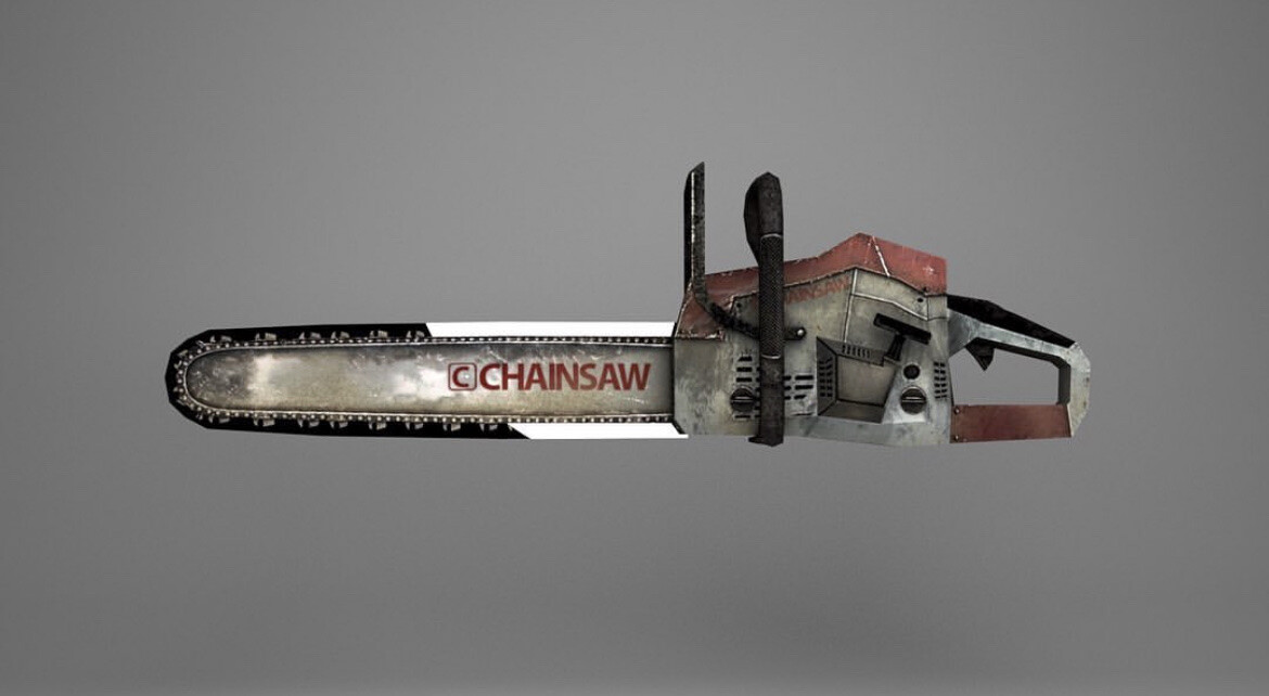 ArtStation - 3d Chain shaw