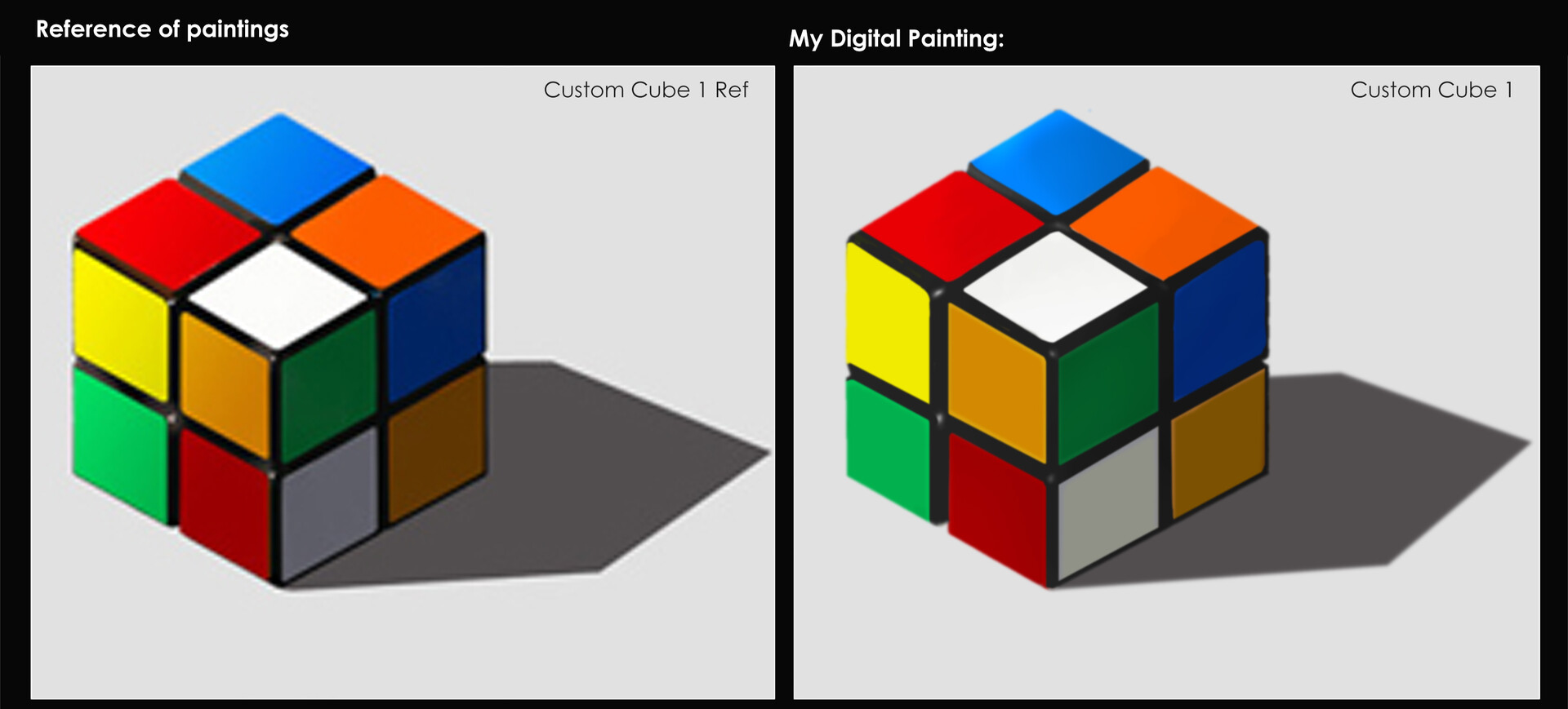 ArtStation - Material Cube Studies