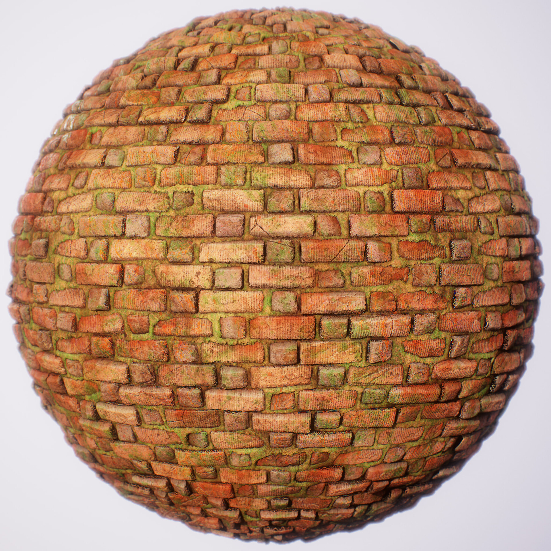 ArtStation - Earth brick wall