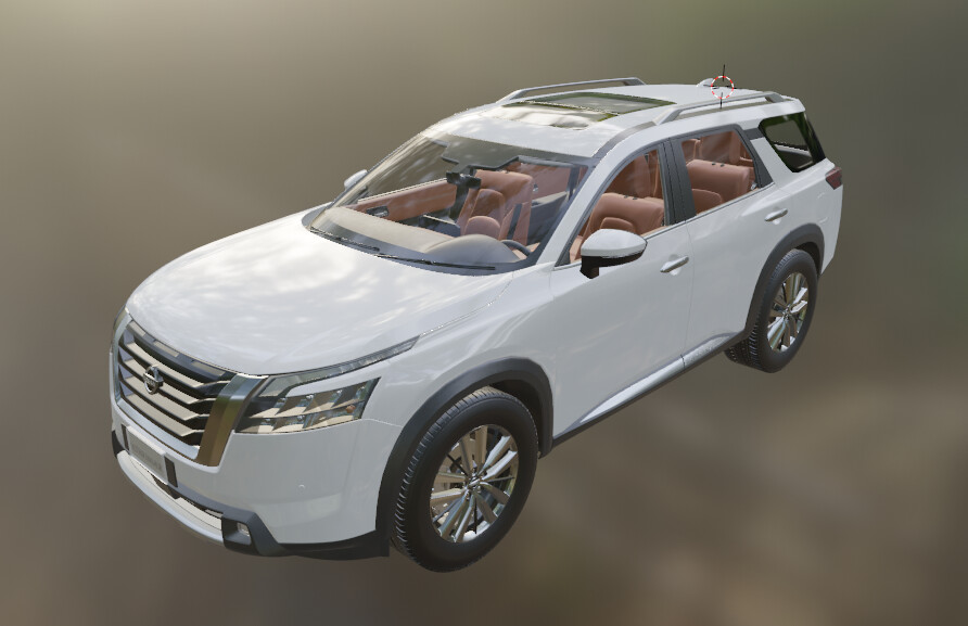 ArtStation - Nissan Pathfinder Car 3d model