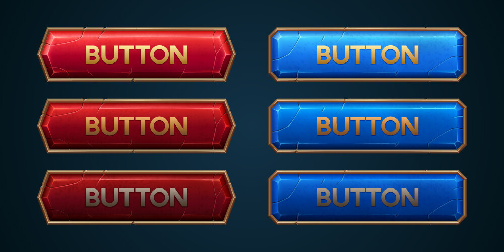 ArtStation - Vector Game Buttons