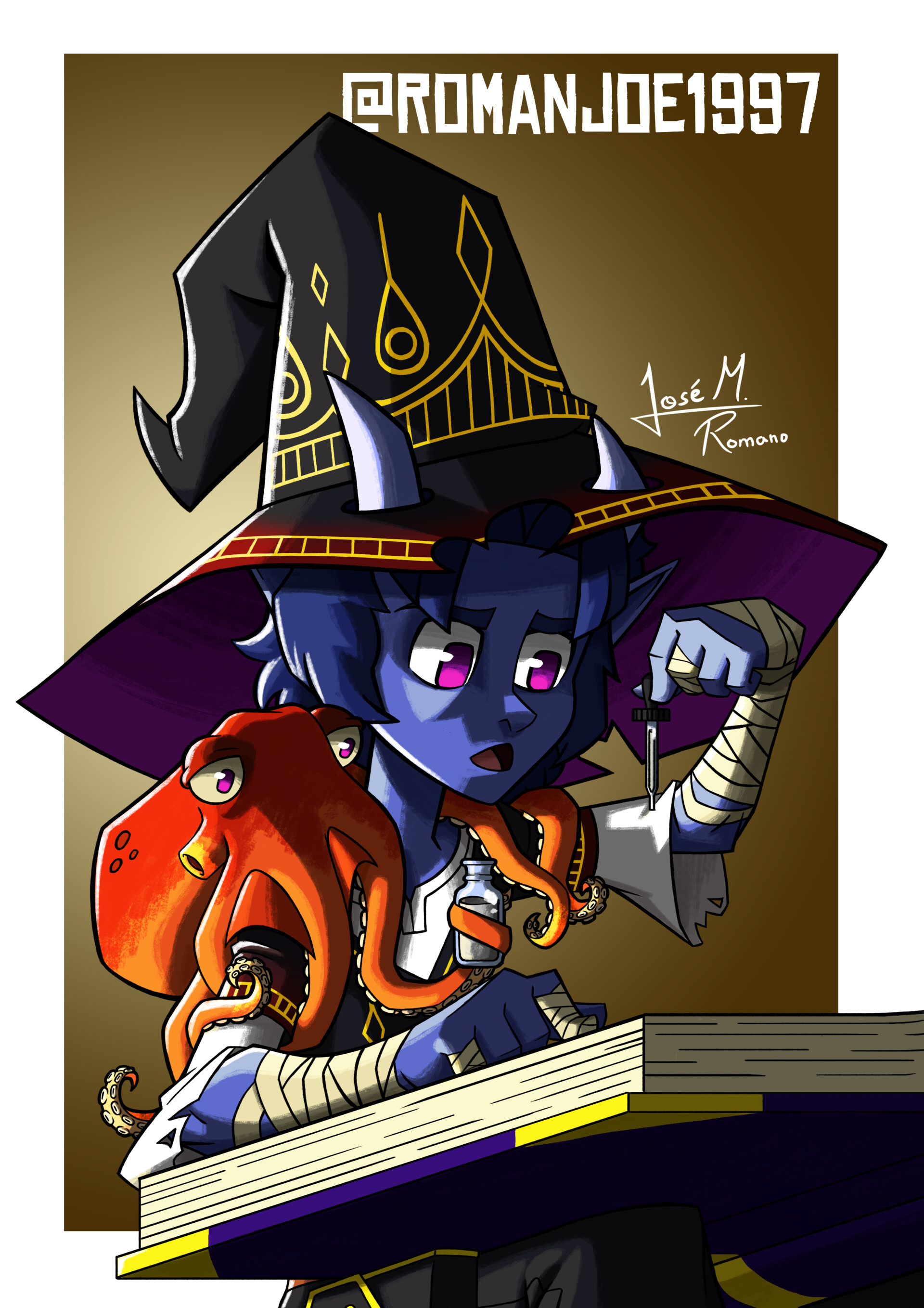 ArtStation - Morris tiefling wizard