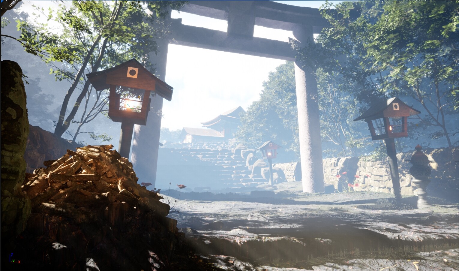 ArtStation - 3d japanese environment