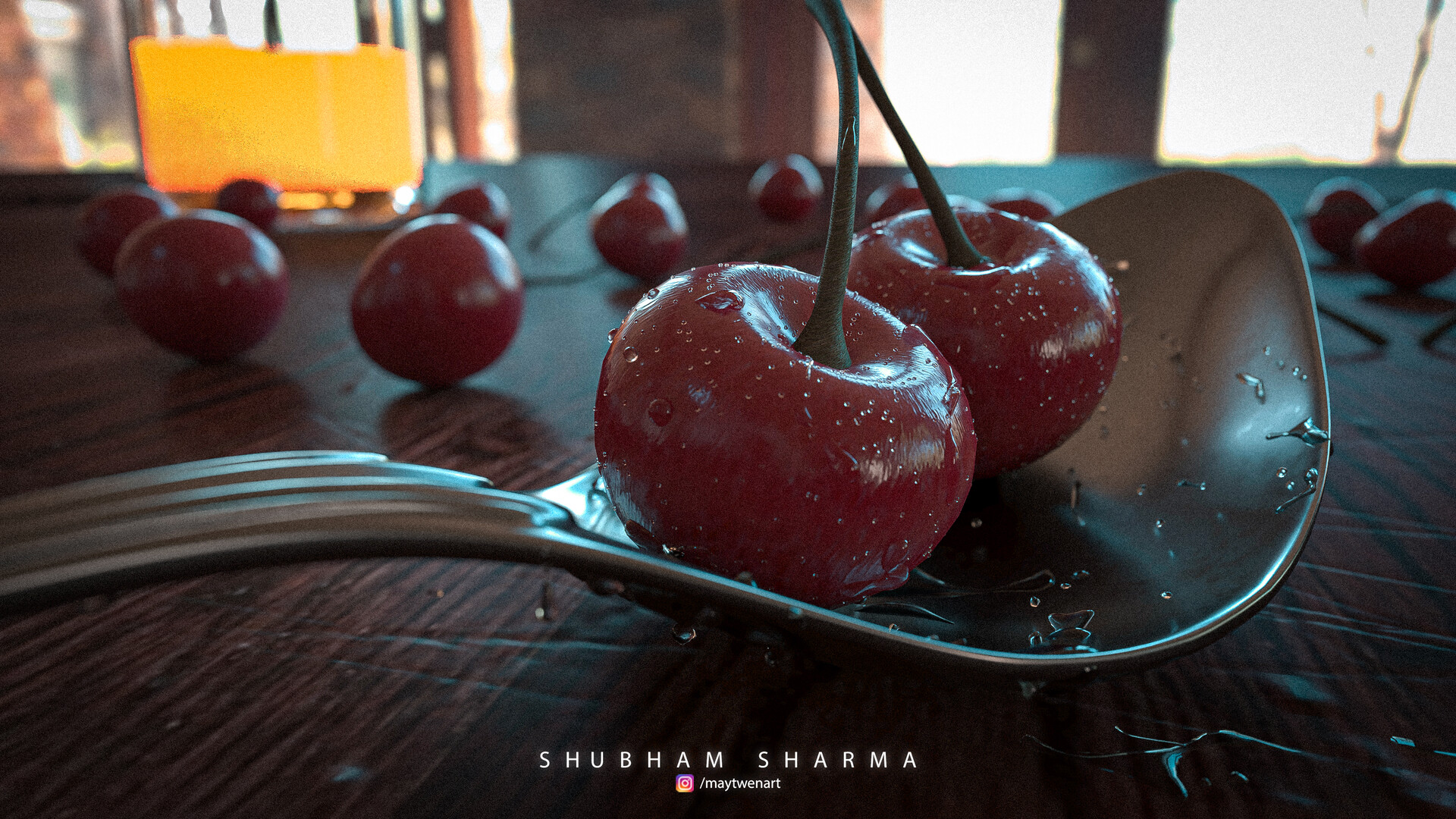 ArtStation - Cherries- CG Render