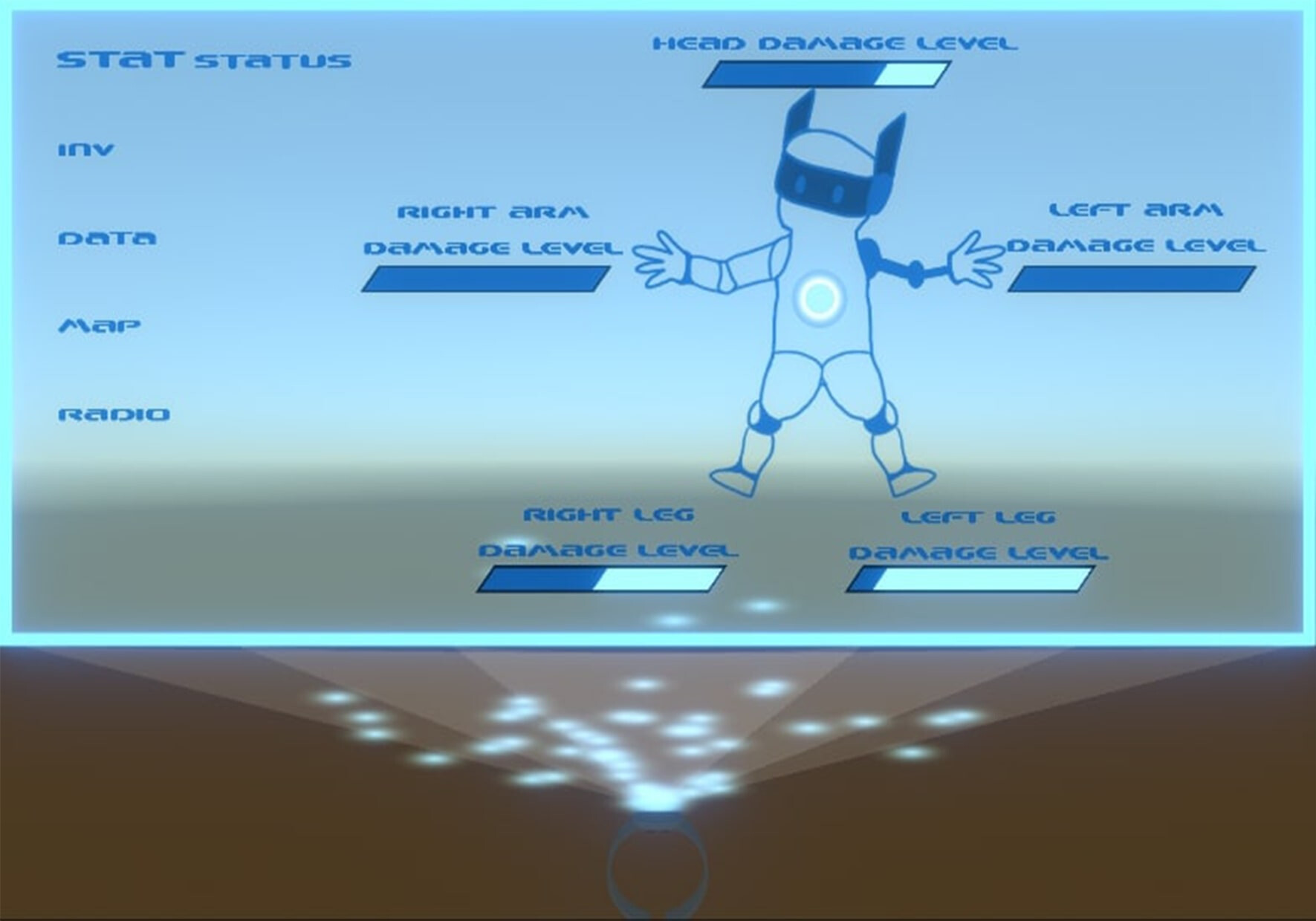 ArtStation - Reimagining of the Pip-Boy UI in a Hyper-Futuristic style