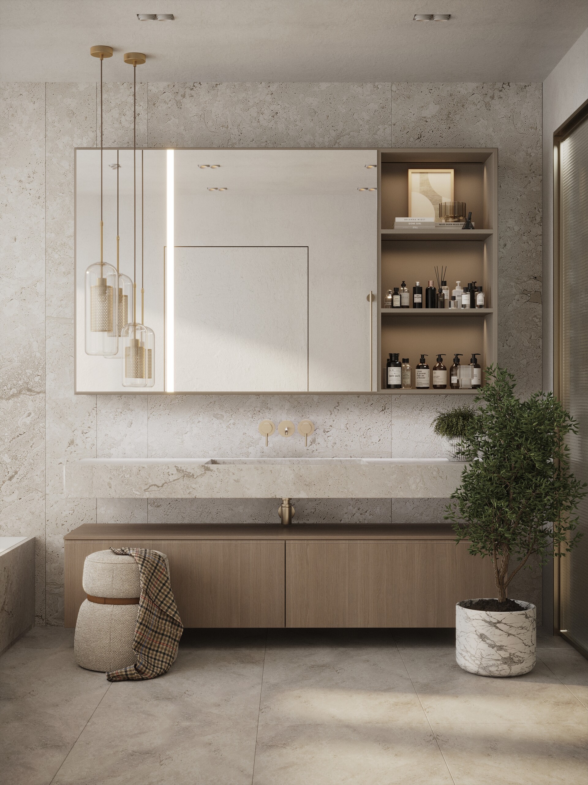 ArtStation - Bathroom visualization project