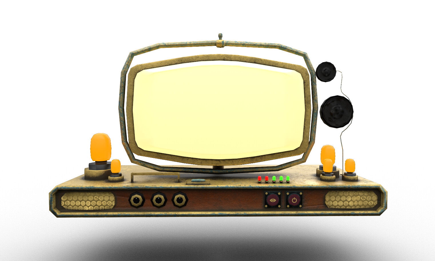 ArtStation - Texture SteamPunk TV - deLIVEry