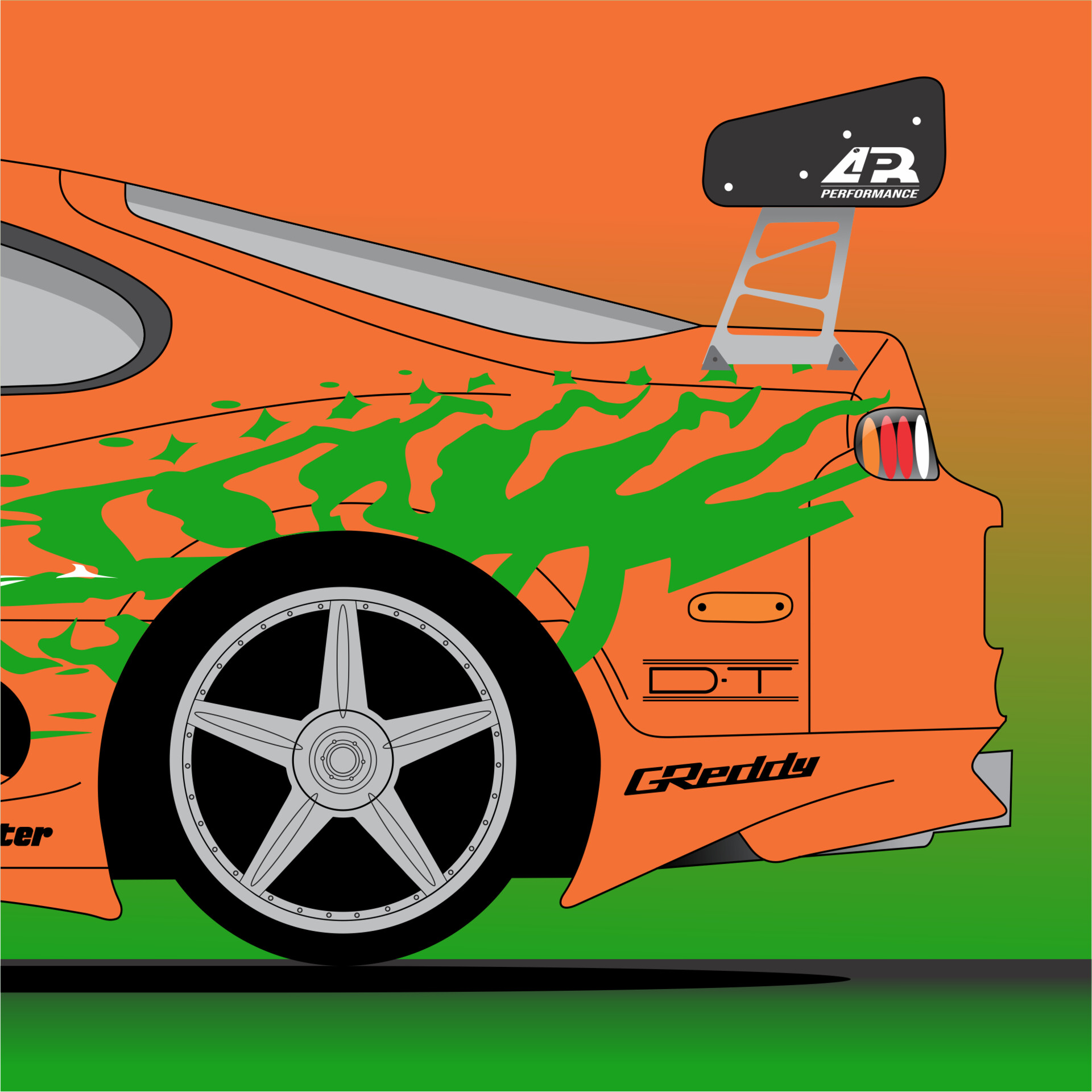 Fast And Furious Supra Decal