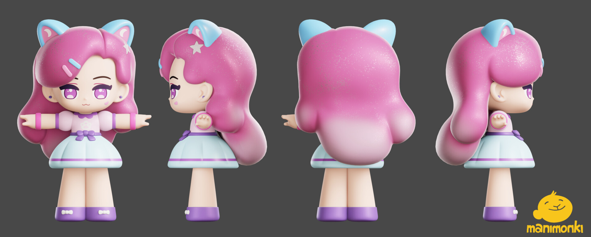 ArtStation - Cute Stylized Character 3D