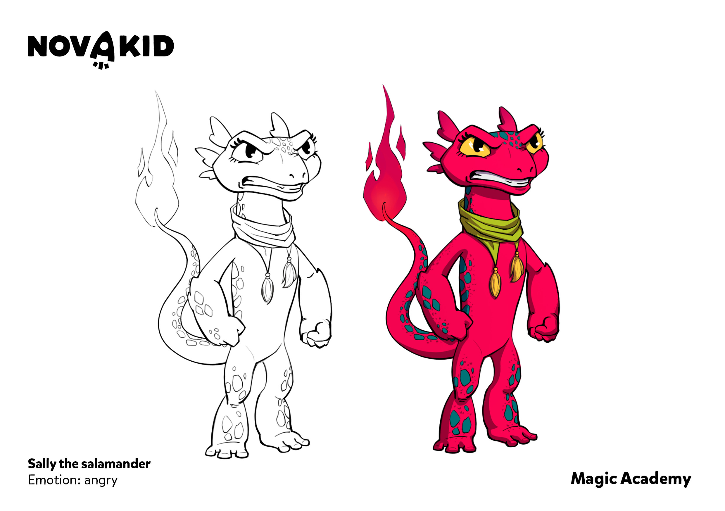 Pavel Bolshakov - Сharacters emotions \ Novakid © \ Magic Acedemy