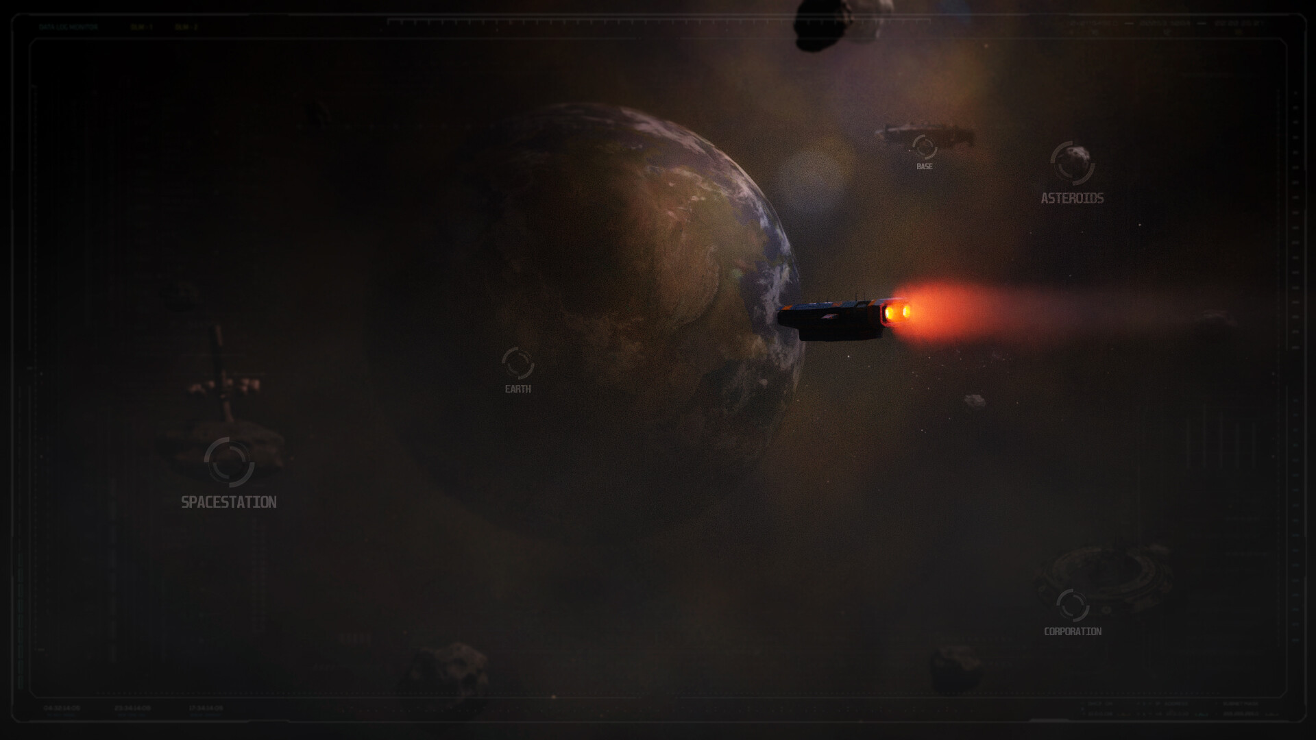 ArtStation - Space Sci-Fi Earth Station Scene