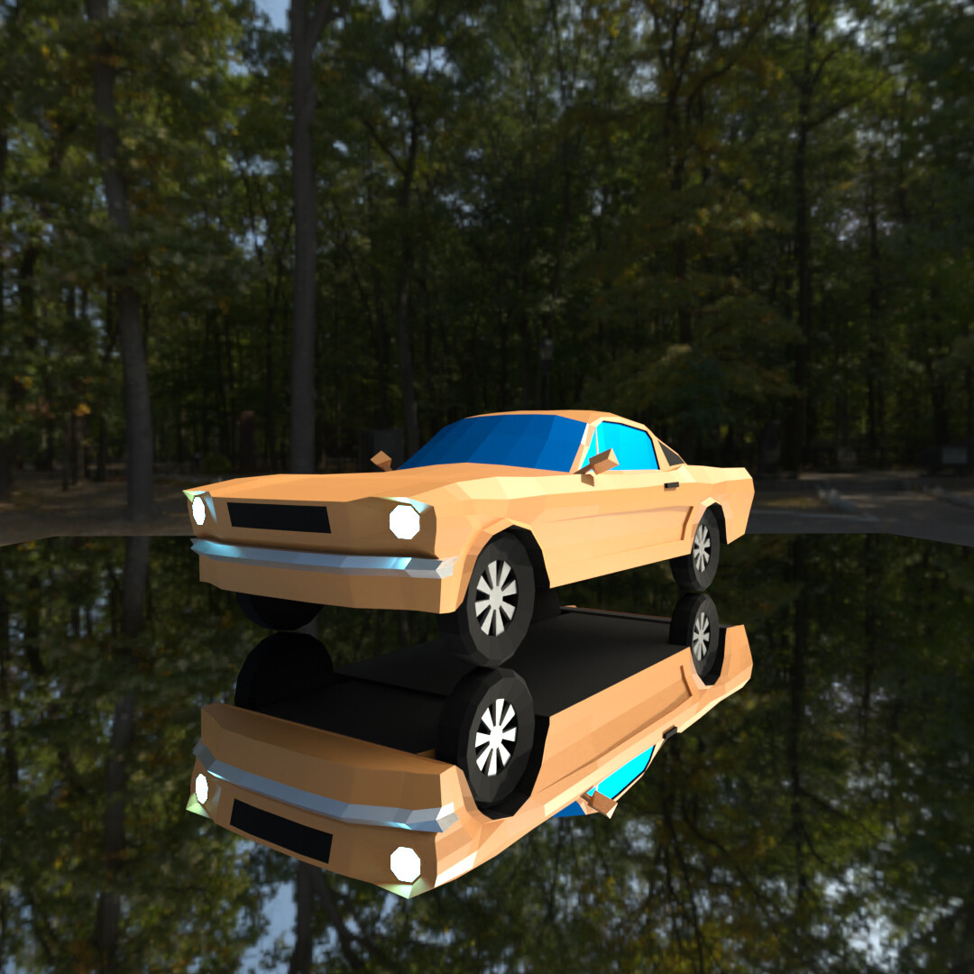 ArtStation - #7 : Low poly Vehicle game asset