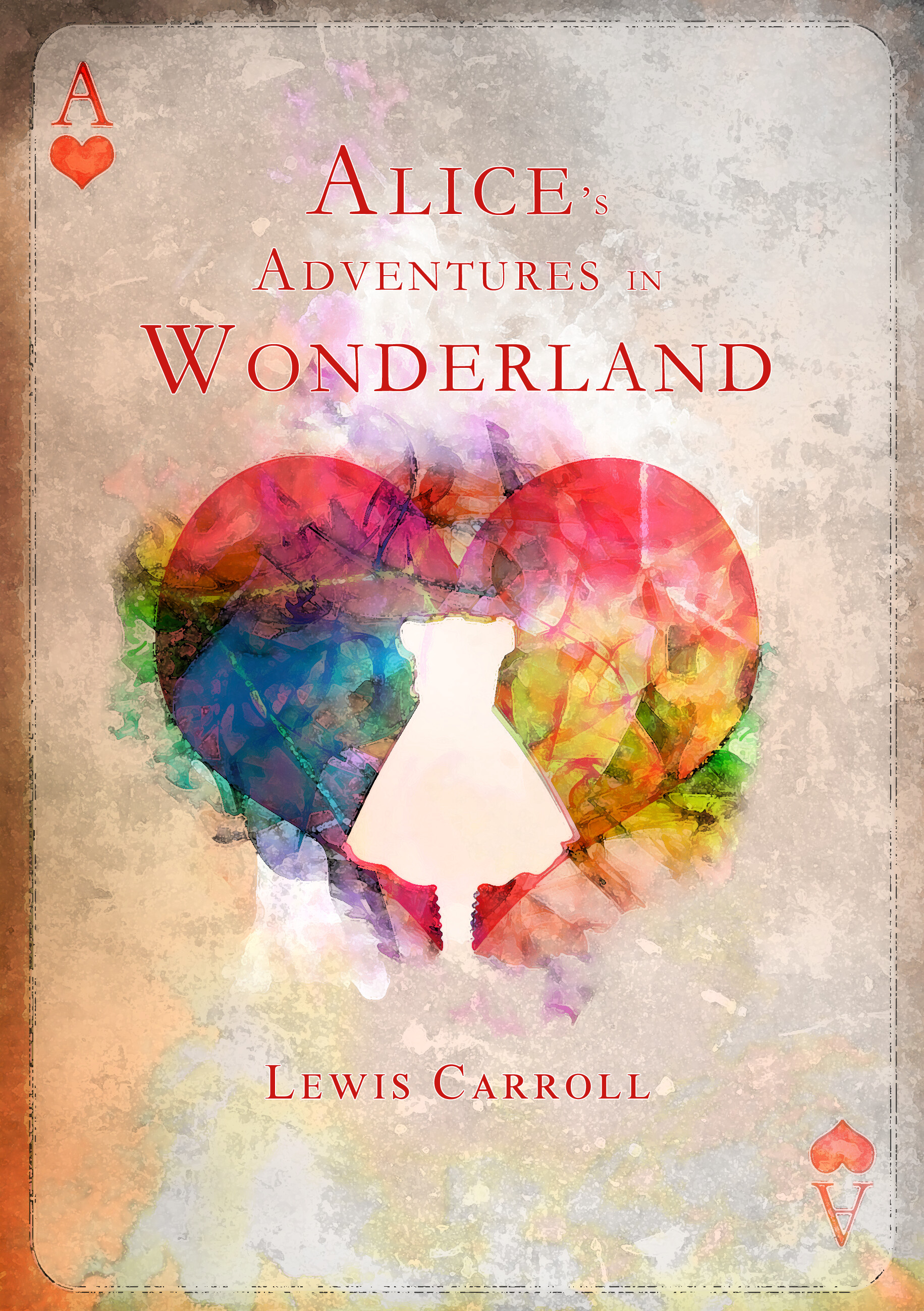 ArtStation - Alice in Wonderland book cover