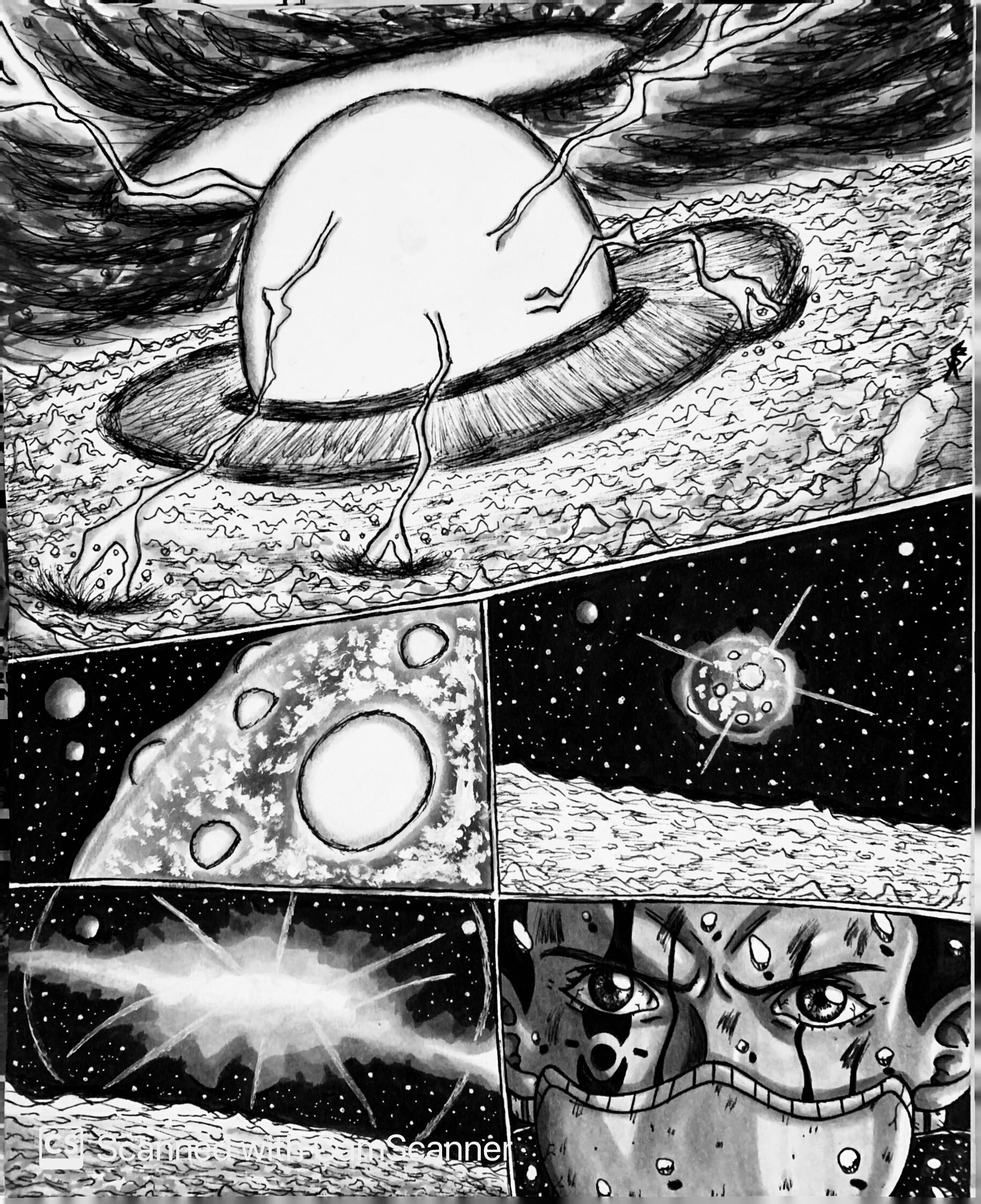 ArtStation - The death of a planet