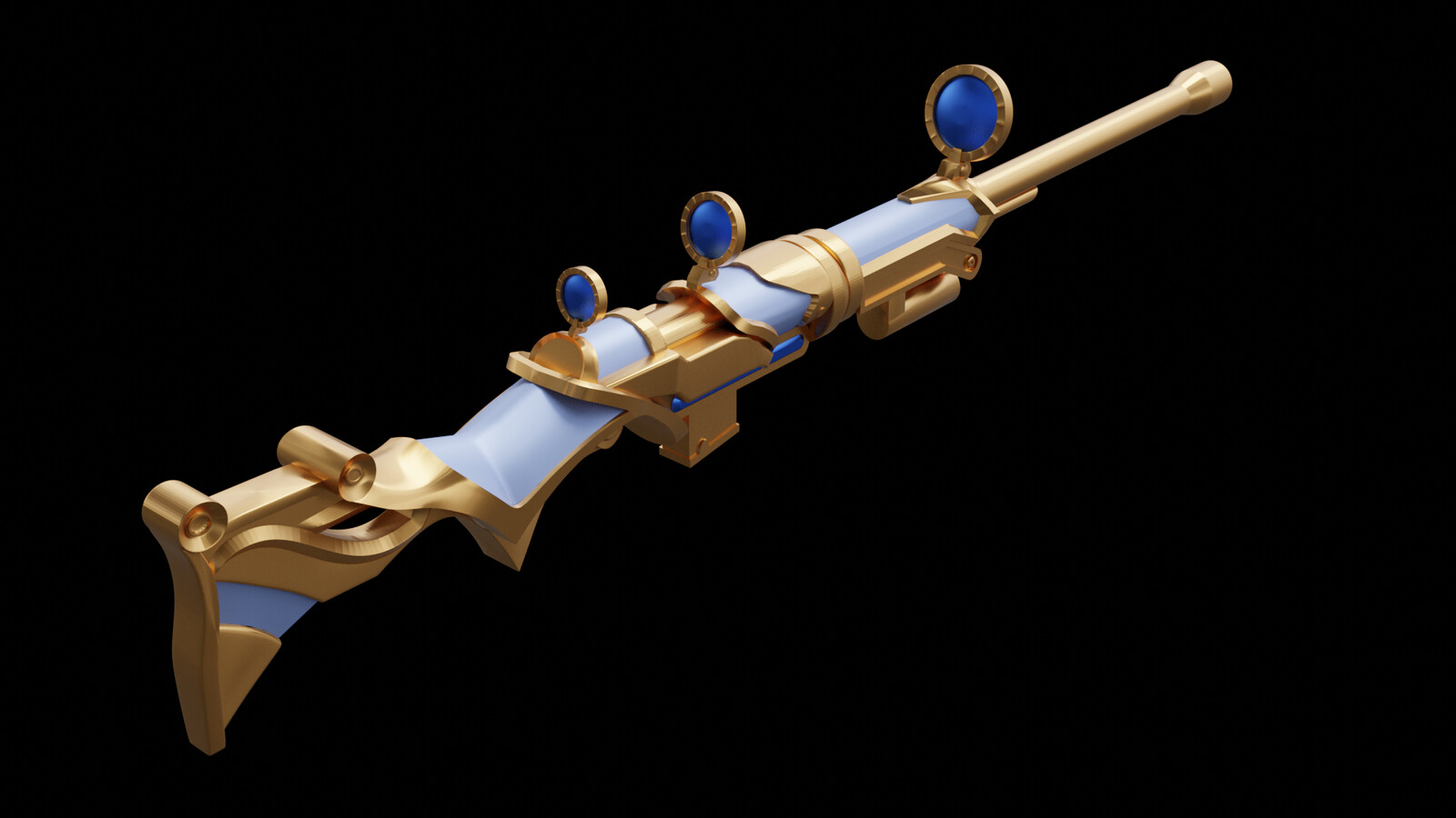 Andrew Turok - Poro and Caitlyn's gun - League of Legends fan art