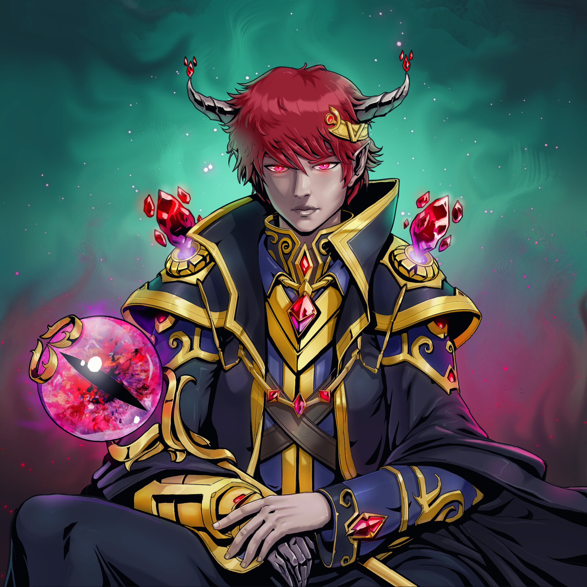 ArtStation - Hell prince - Character illustration