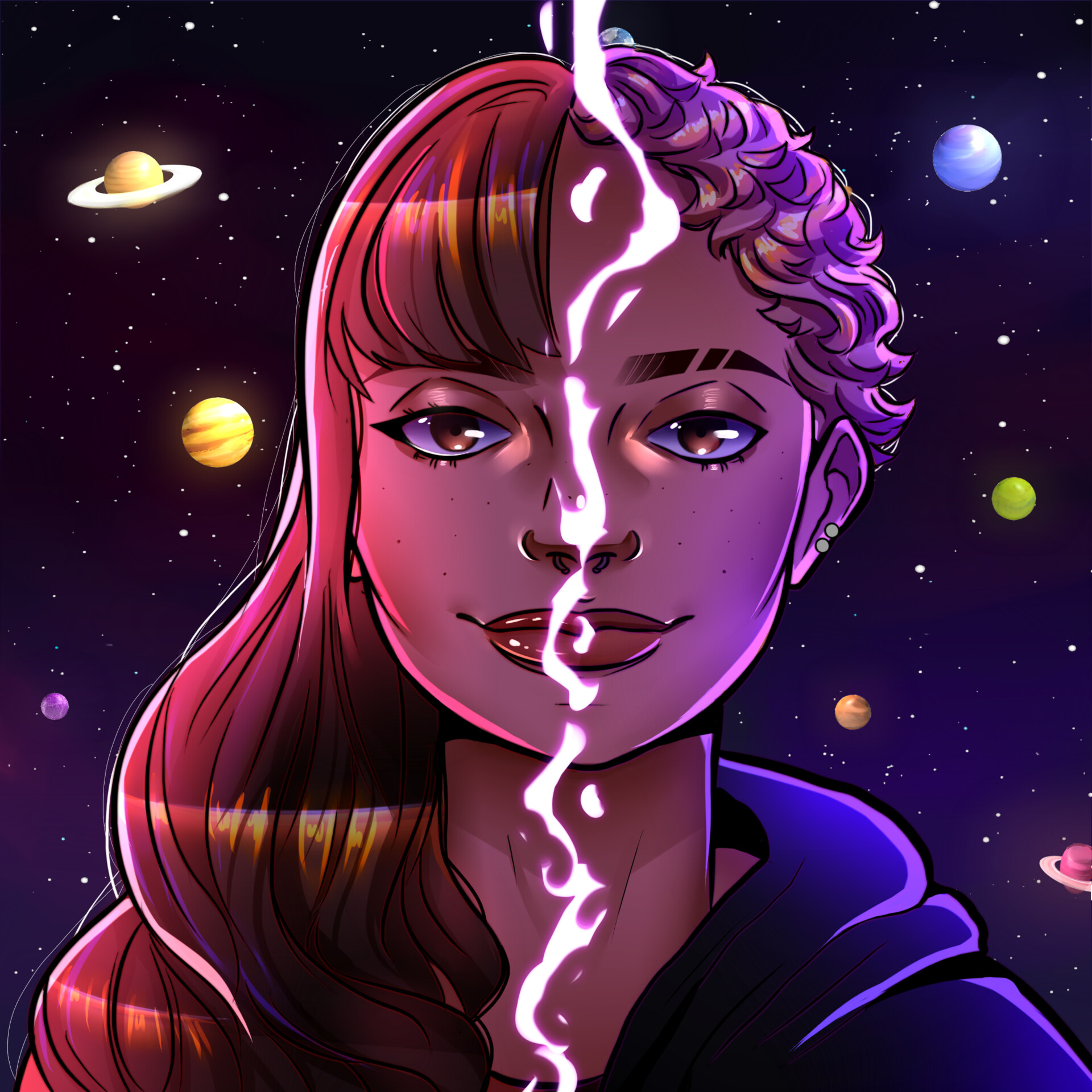 ArtStation - Galaxy Girl