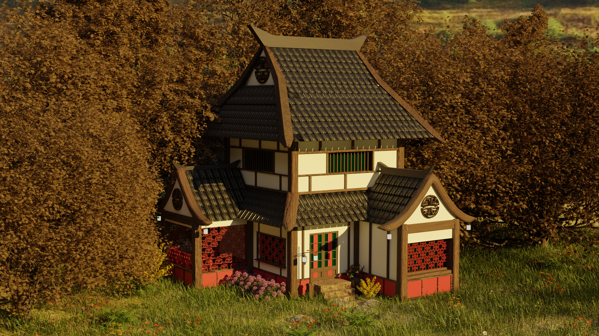 ArtStation - Japanese house