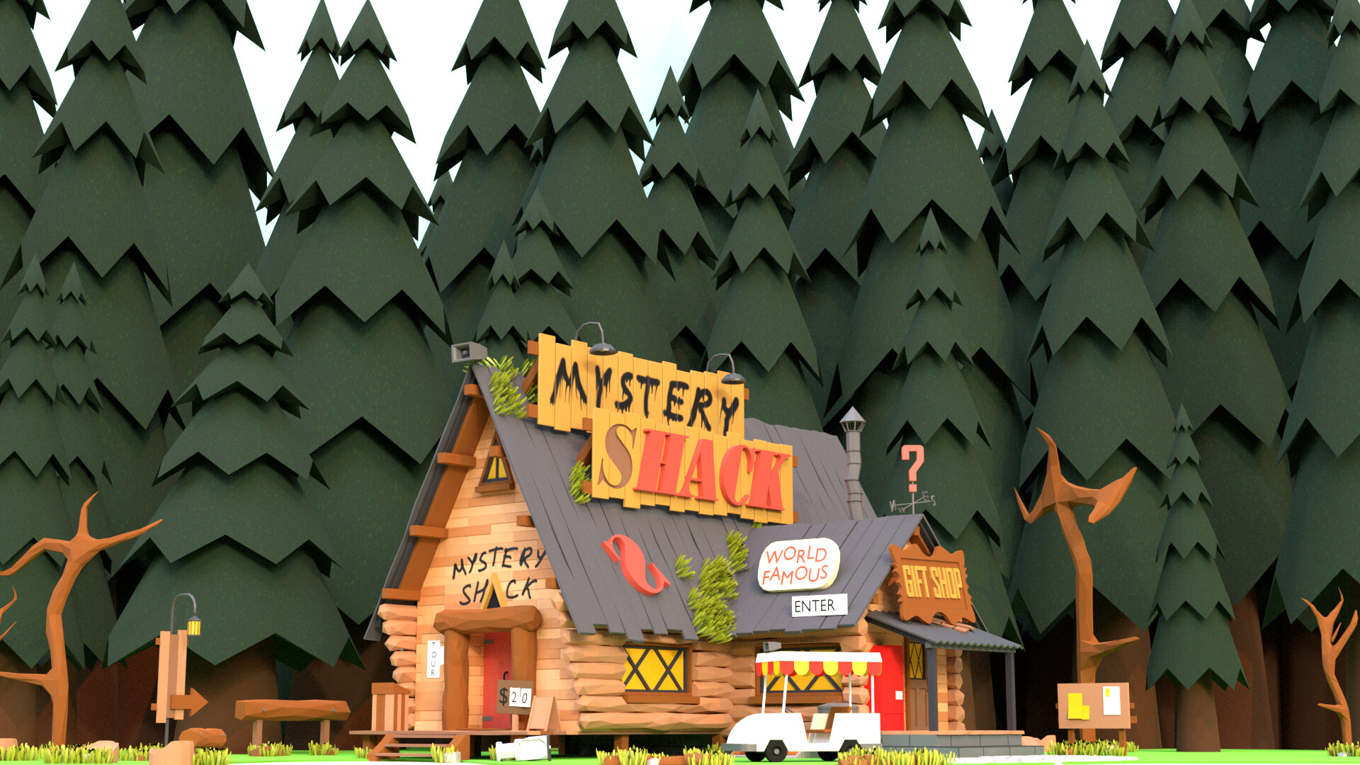 ArtStation - Mystery Shack