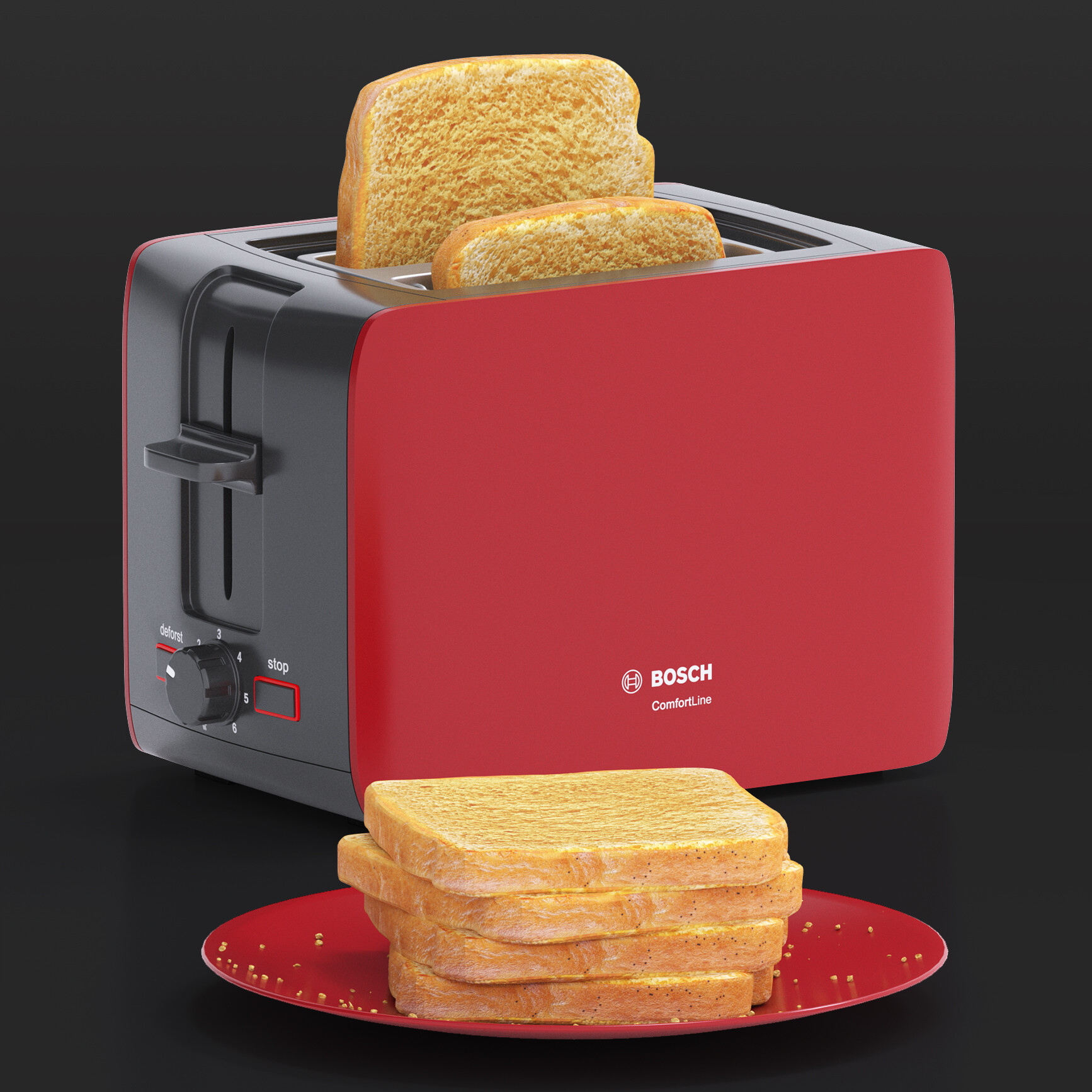 ArtStation - BOSCH Toaster TAT6A114GB