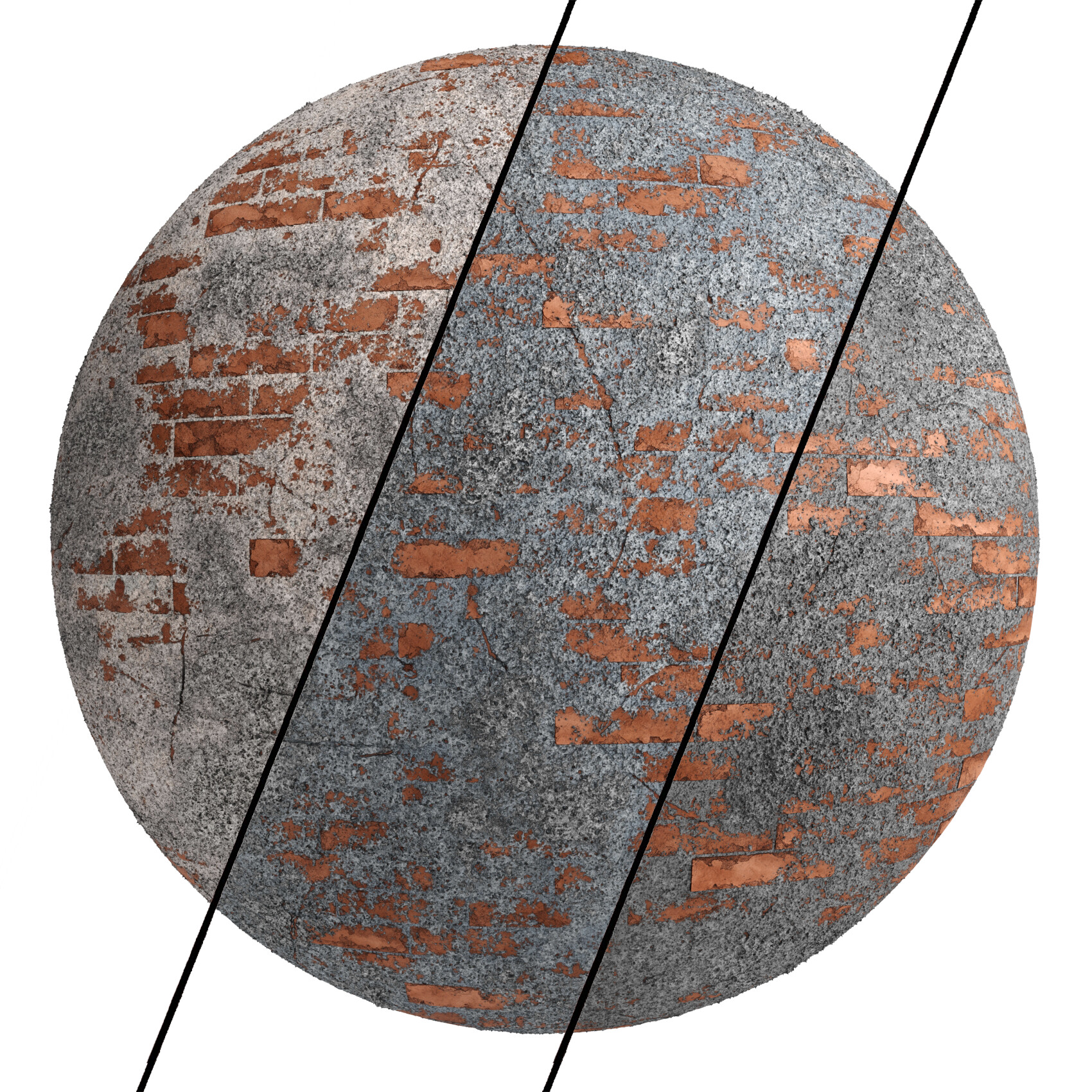 ArtStation - Plaster Materials 25- Plaster By Bricks, sbsar | Pbr | 4k ...