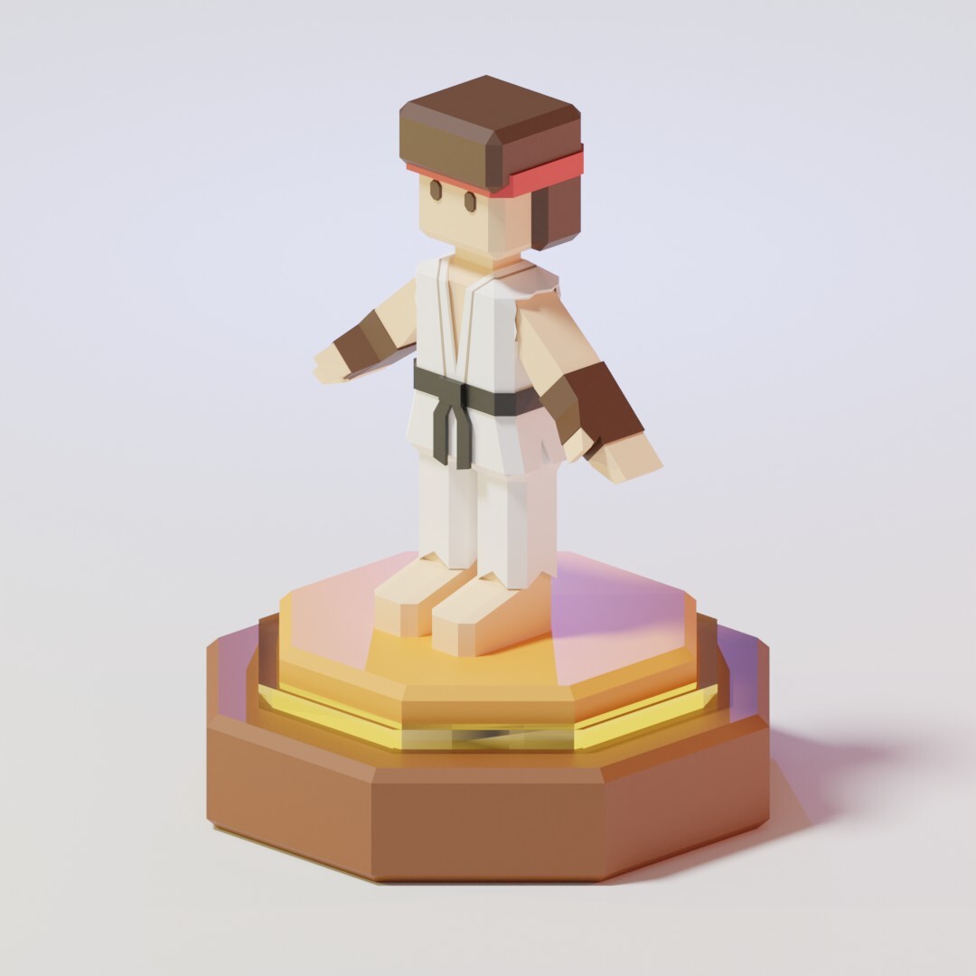 ArtStation - Lowpoly Character 009