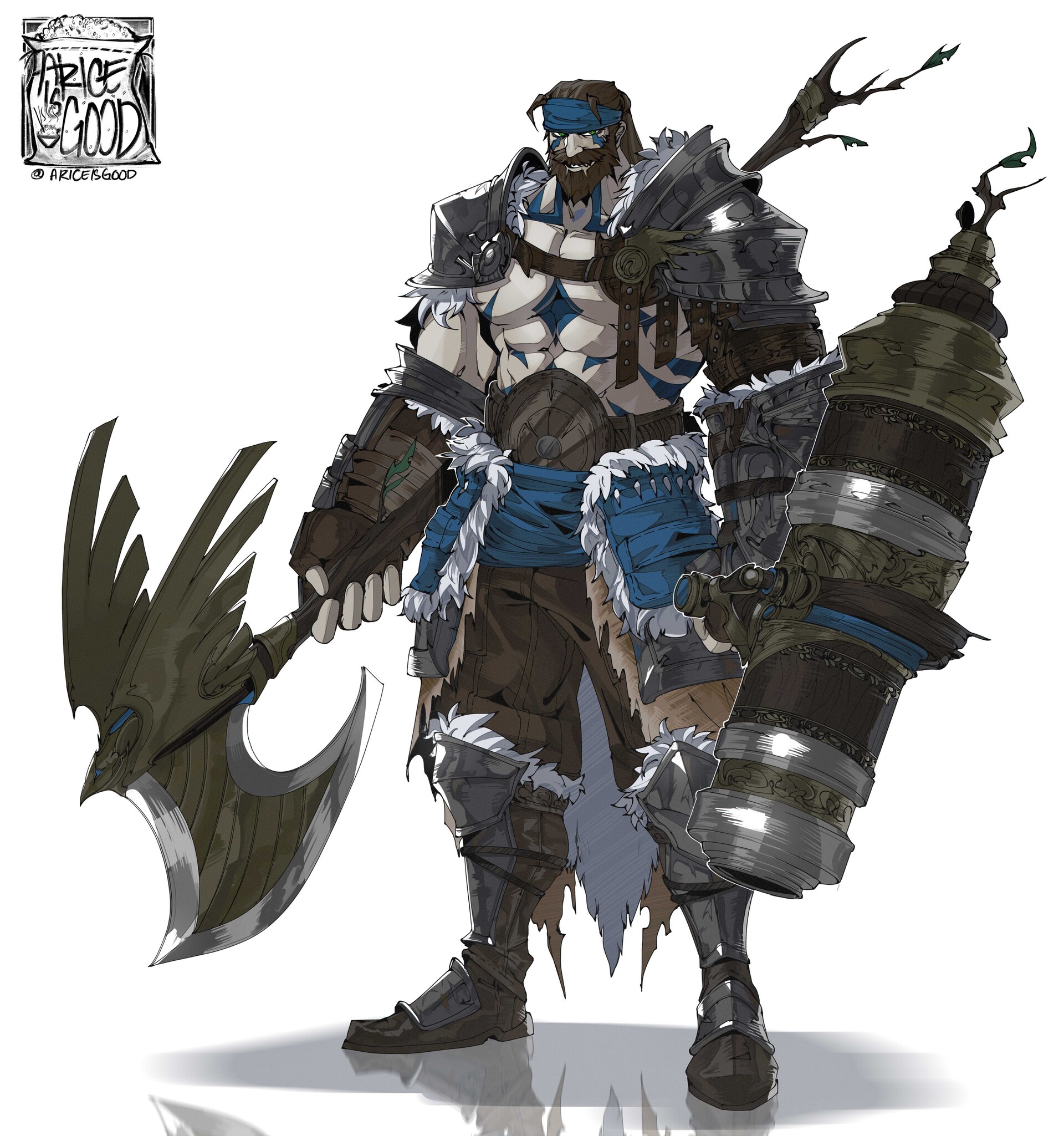 ArtStation - Character Design: Barbarian