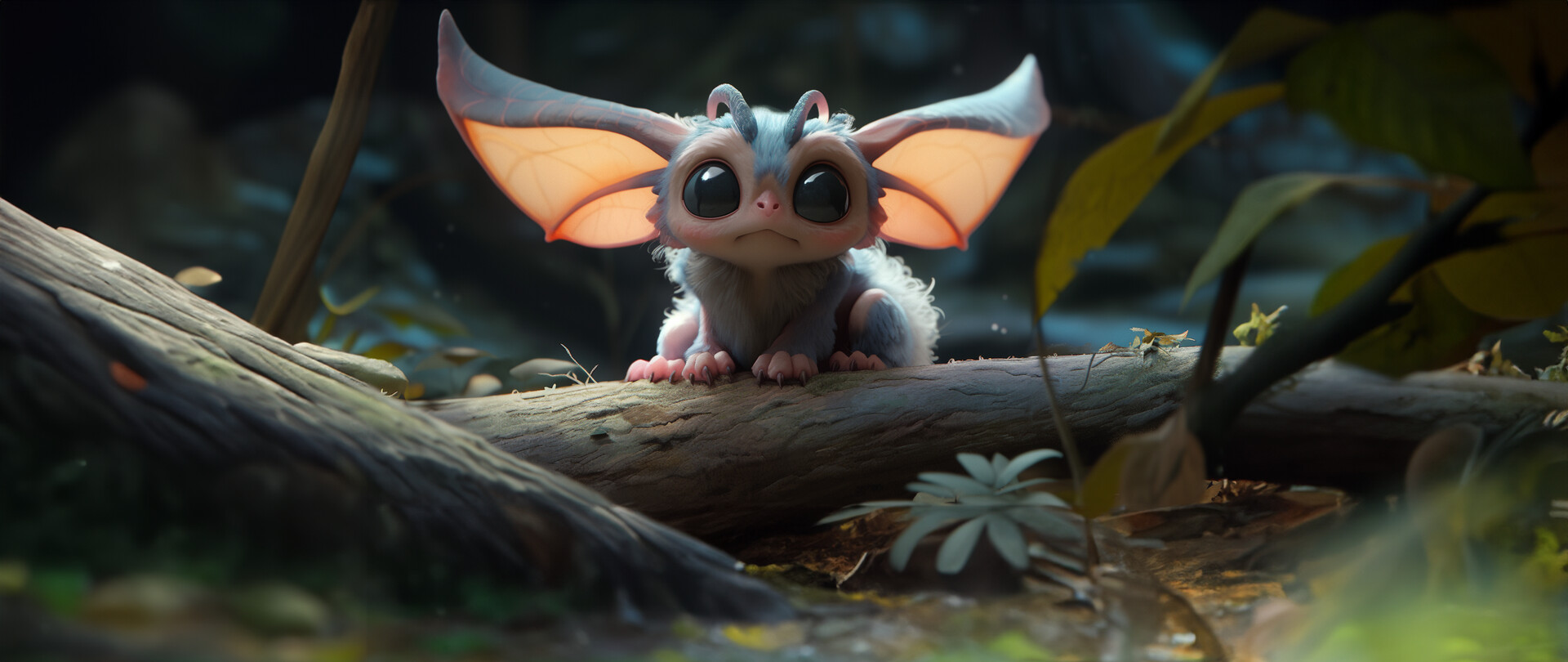 ArtStation - Fuzzy gremlin in the woods