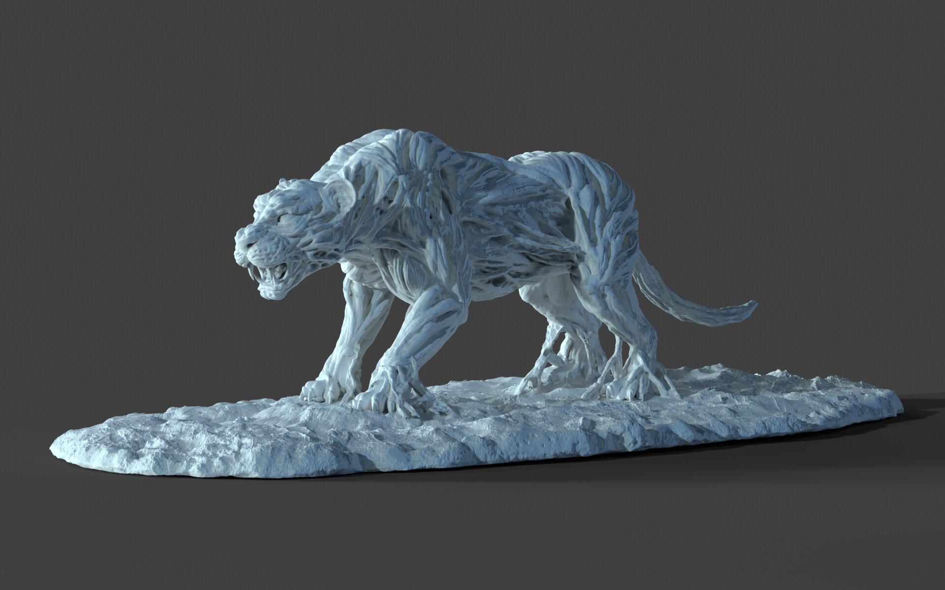 ArtStation - tiger creature