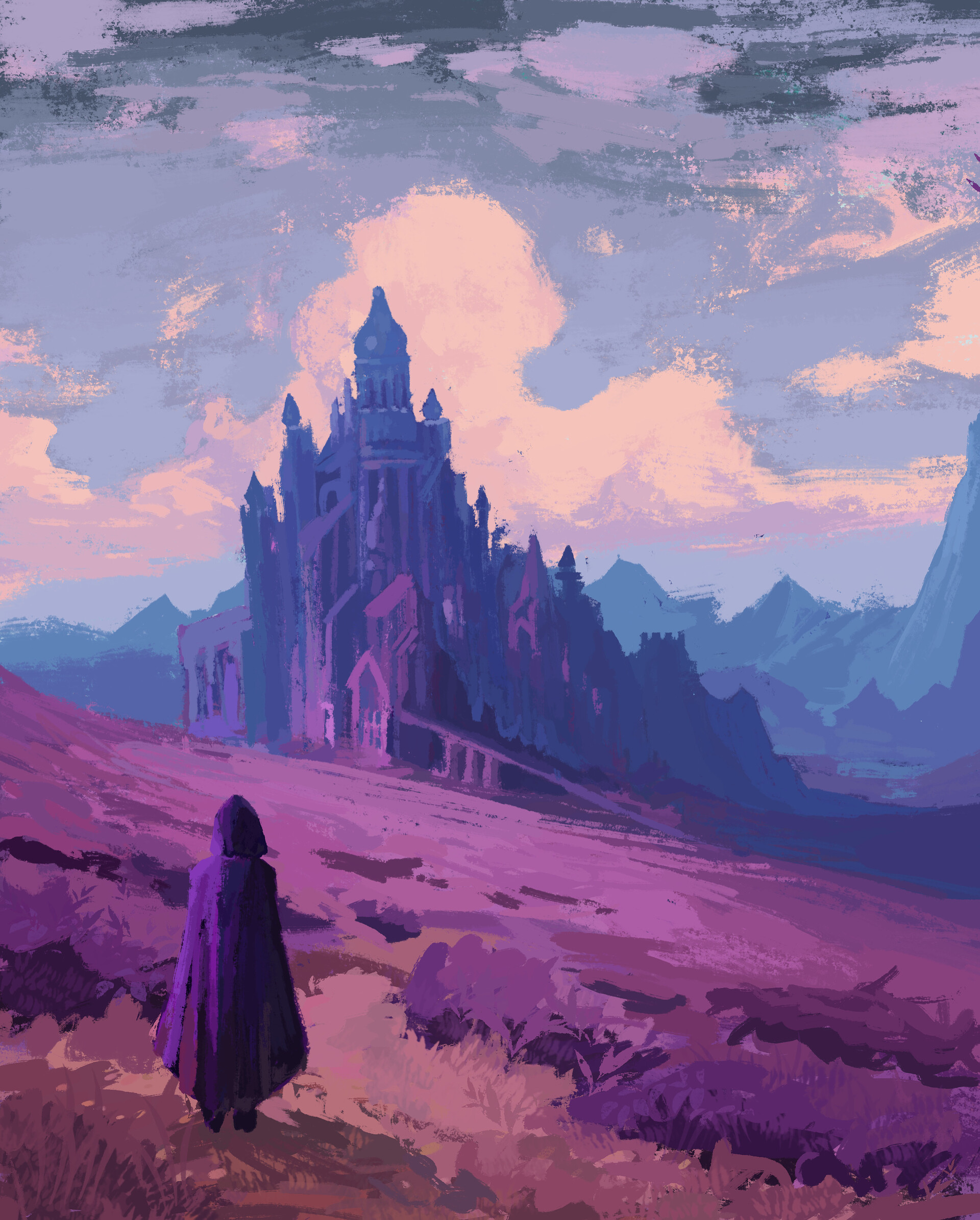 ArtStation - Purple fantasy