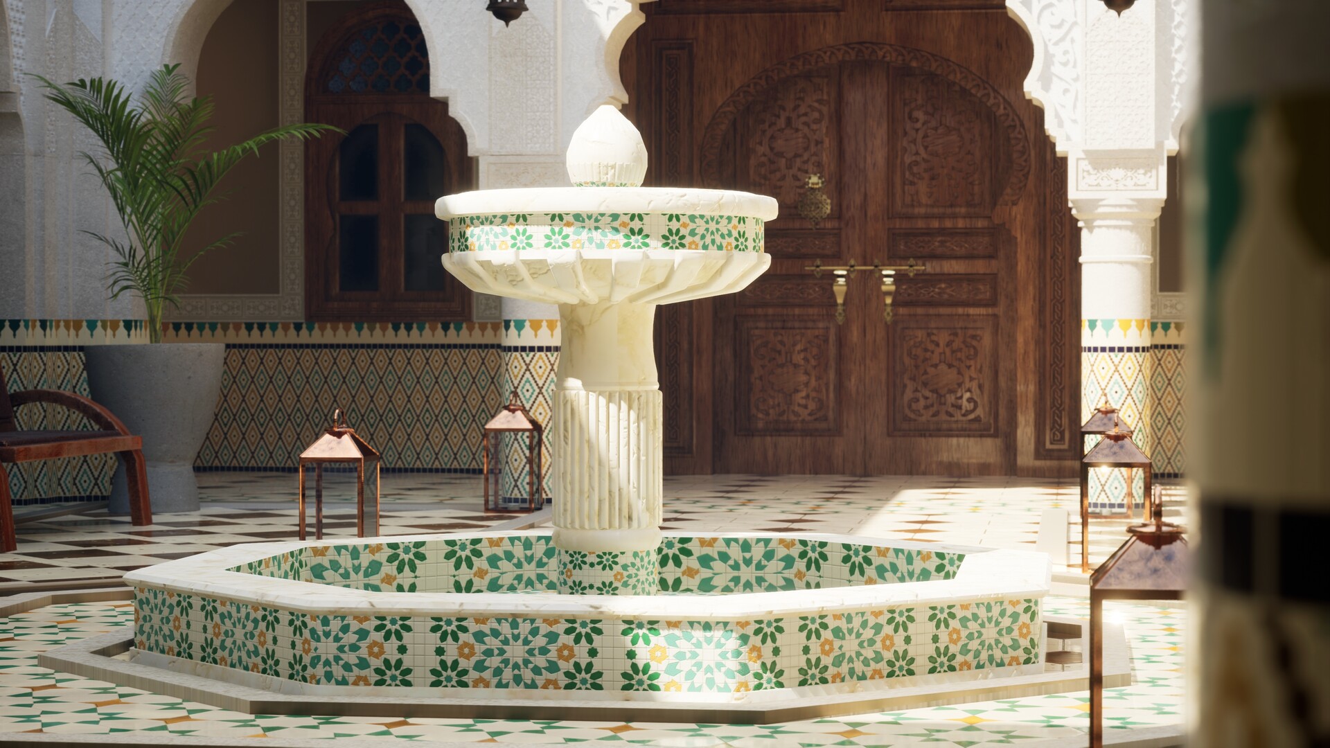 ArtStation - Moroccan Riad