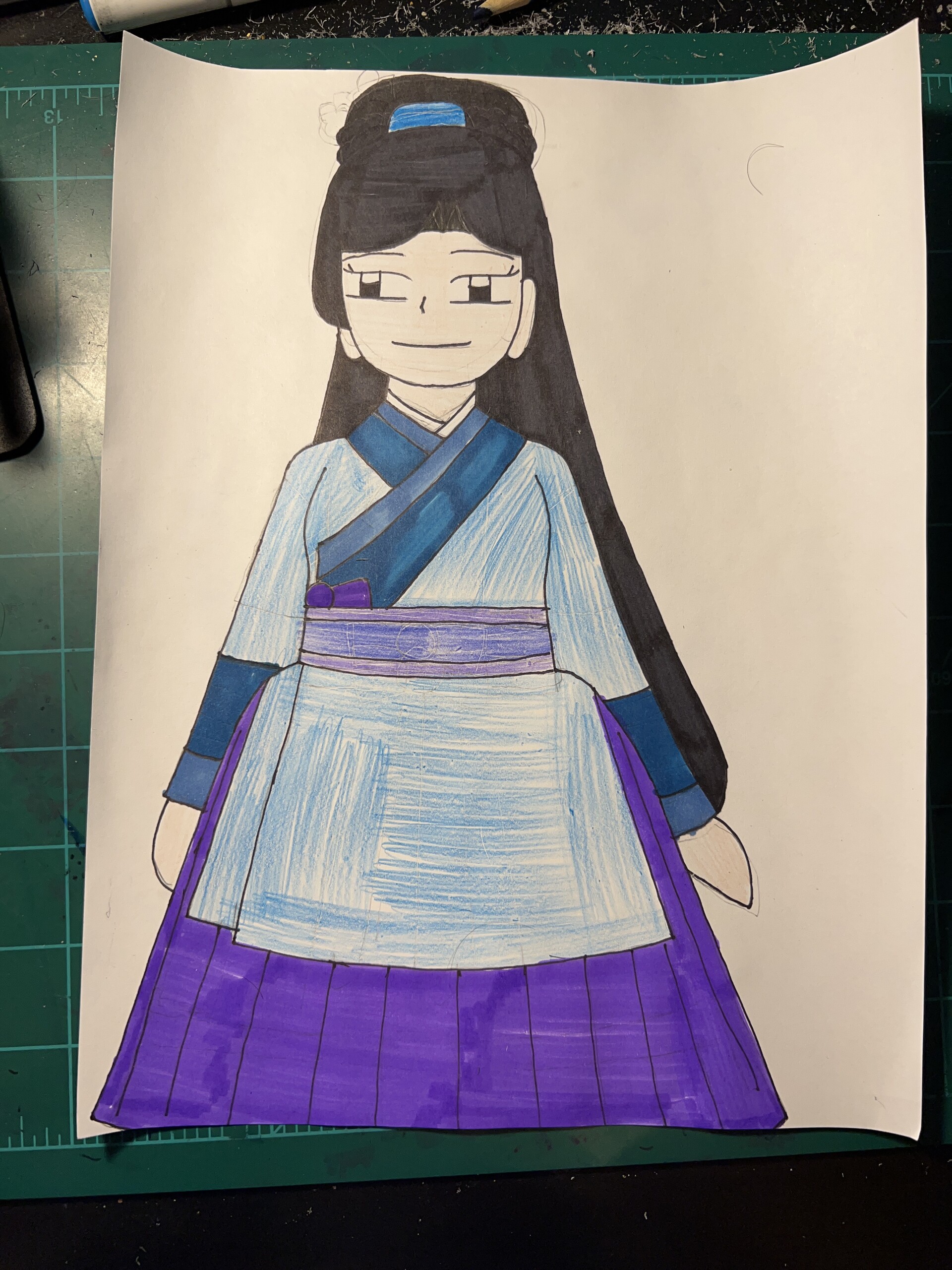 ArtStation - Korean Noble Girl from the Joseon dynasty