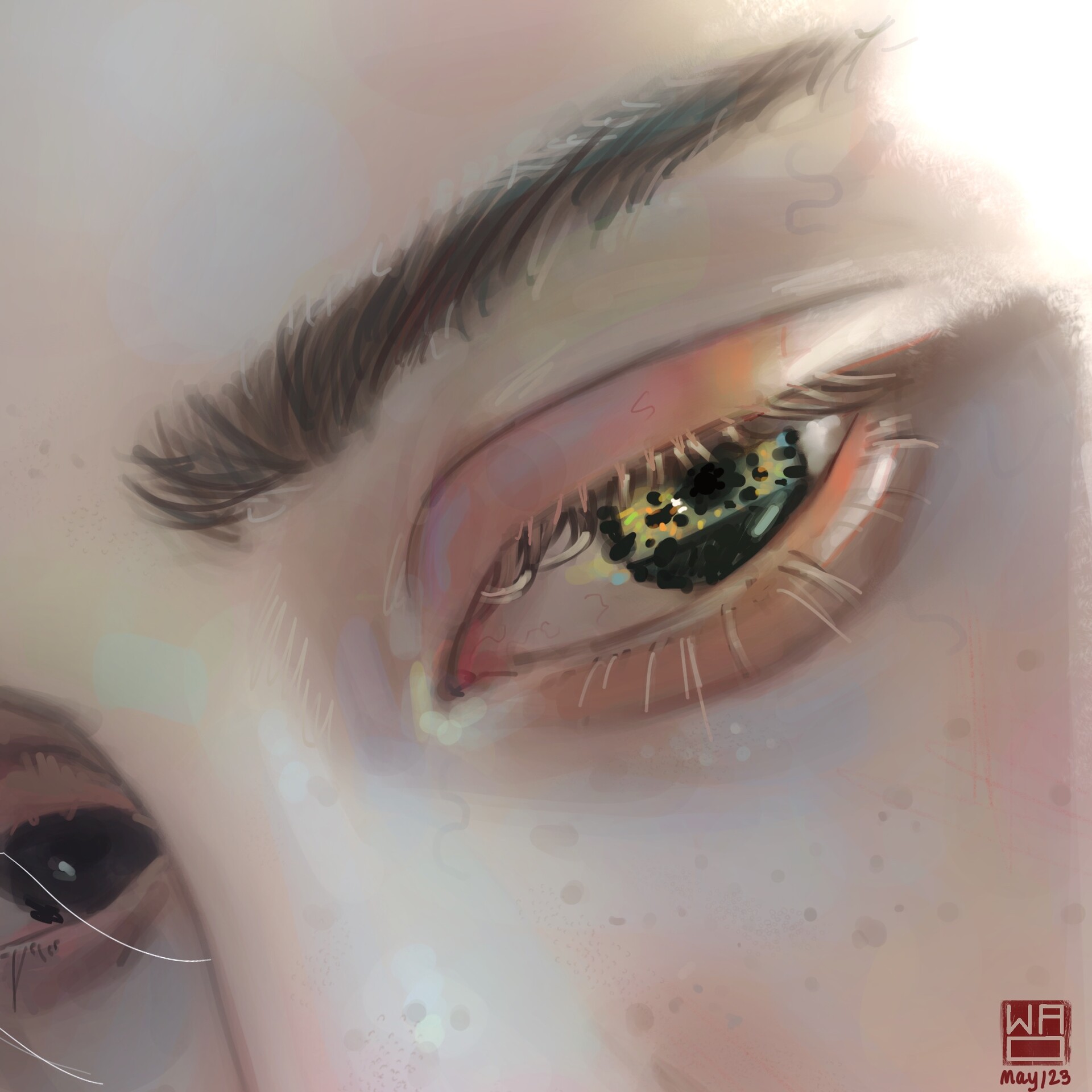 ArtStation - Stylized eyes