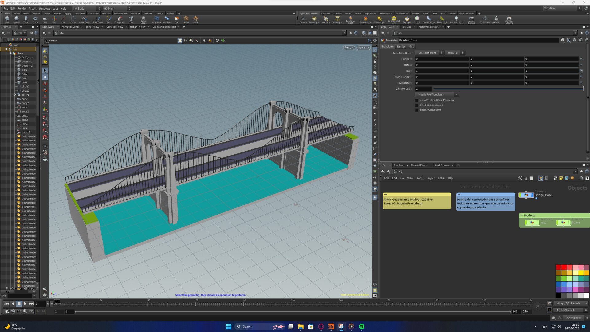 ArtStation - Basic Procedural Bridge