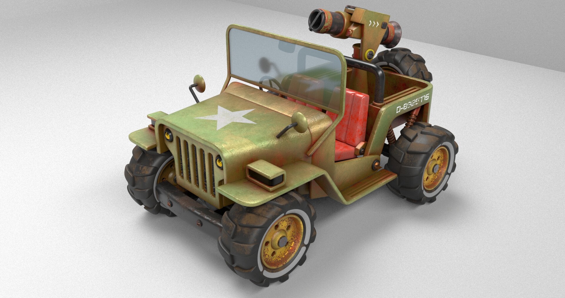 ArtStation - 3D Jeep