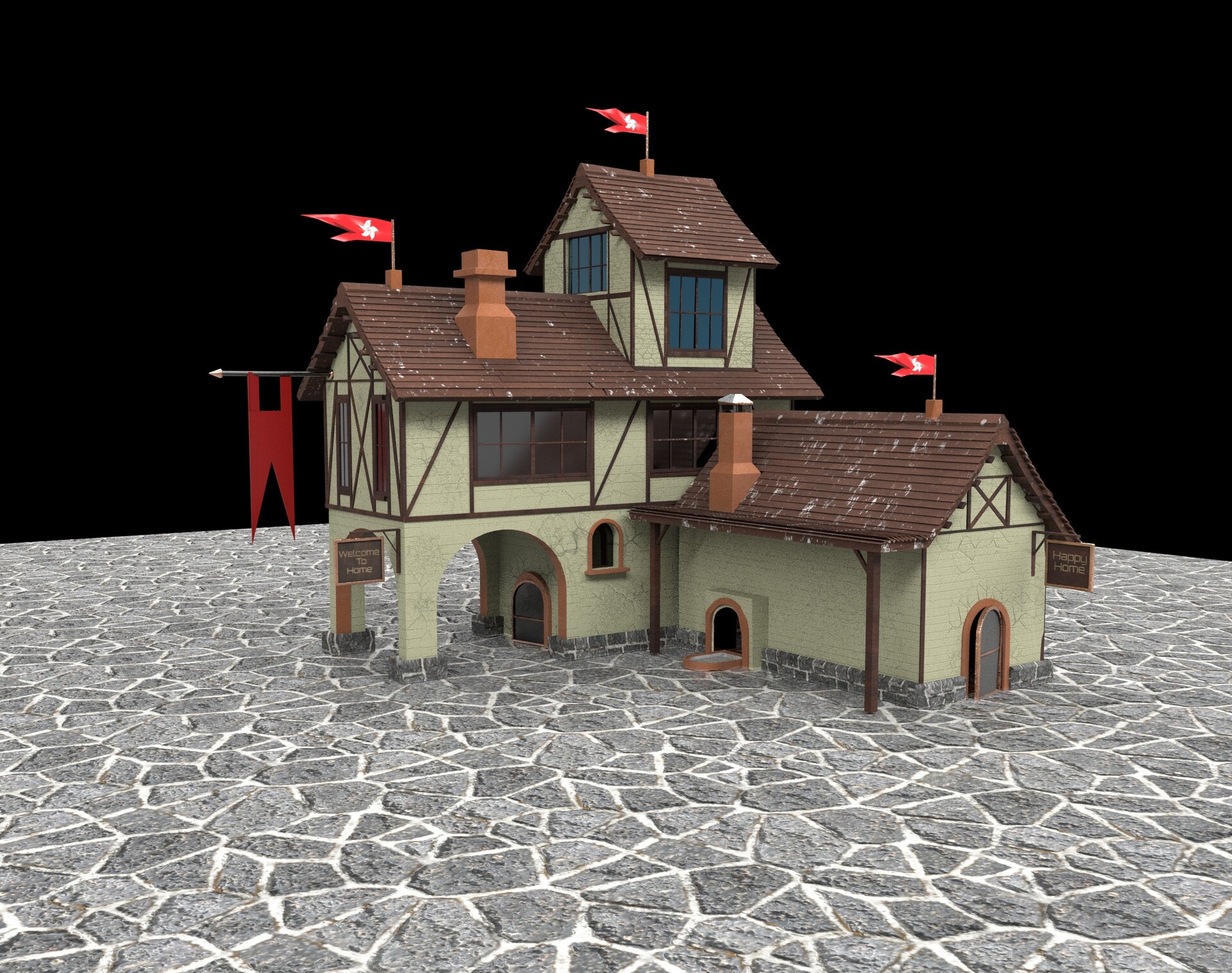 ArtStation - Cartoon House