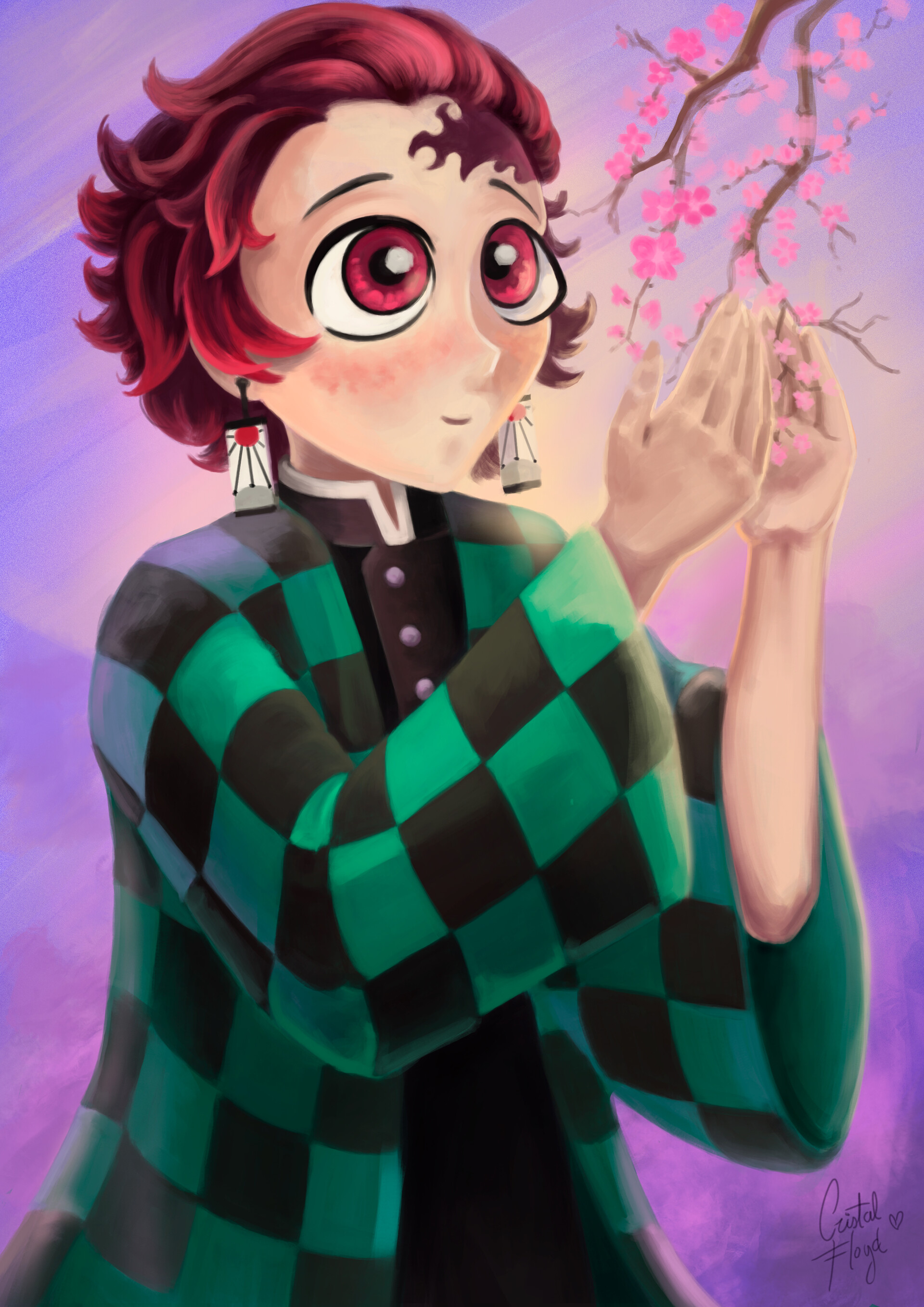 ArtStation - Tanjiro fanart