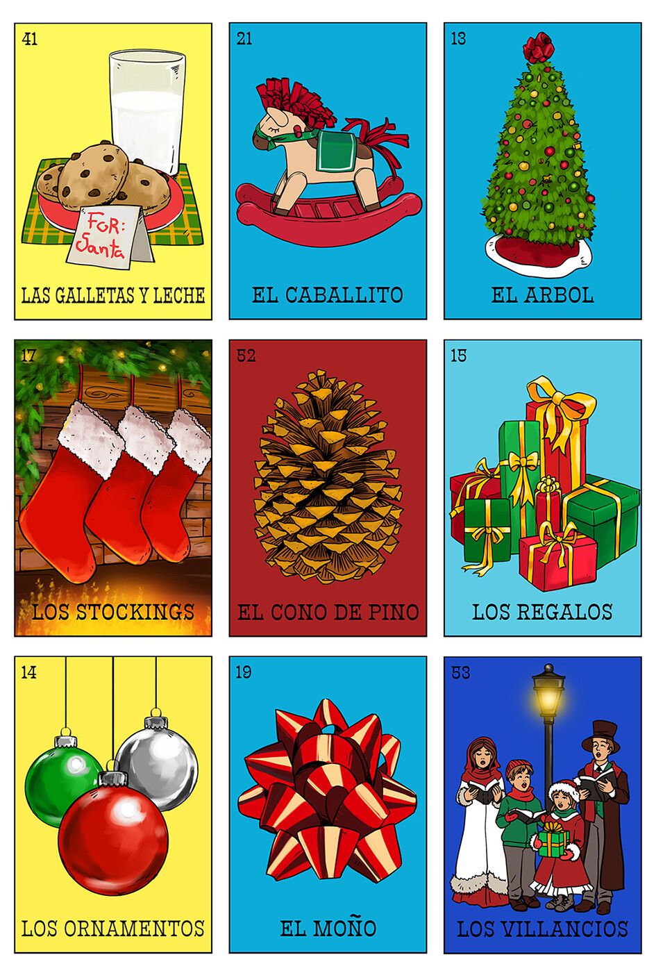 ArtStation - Loteria cards illustration