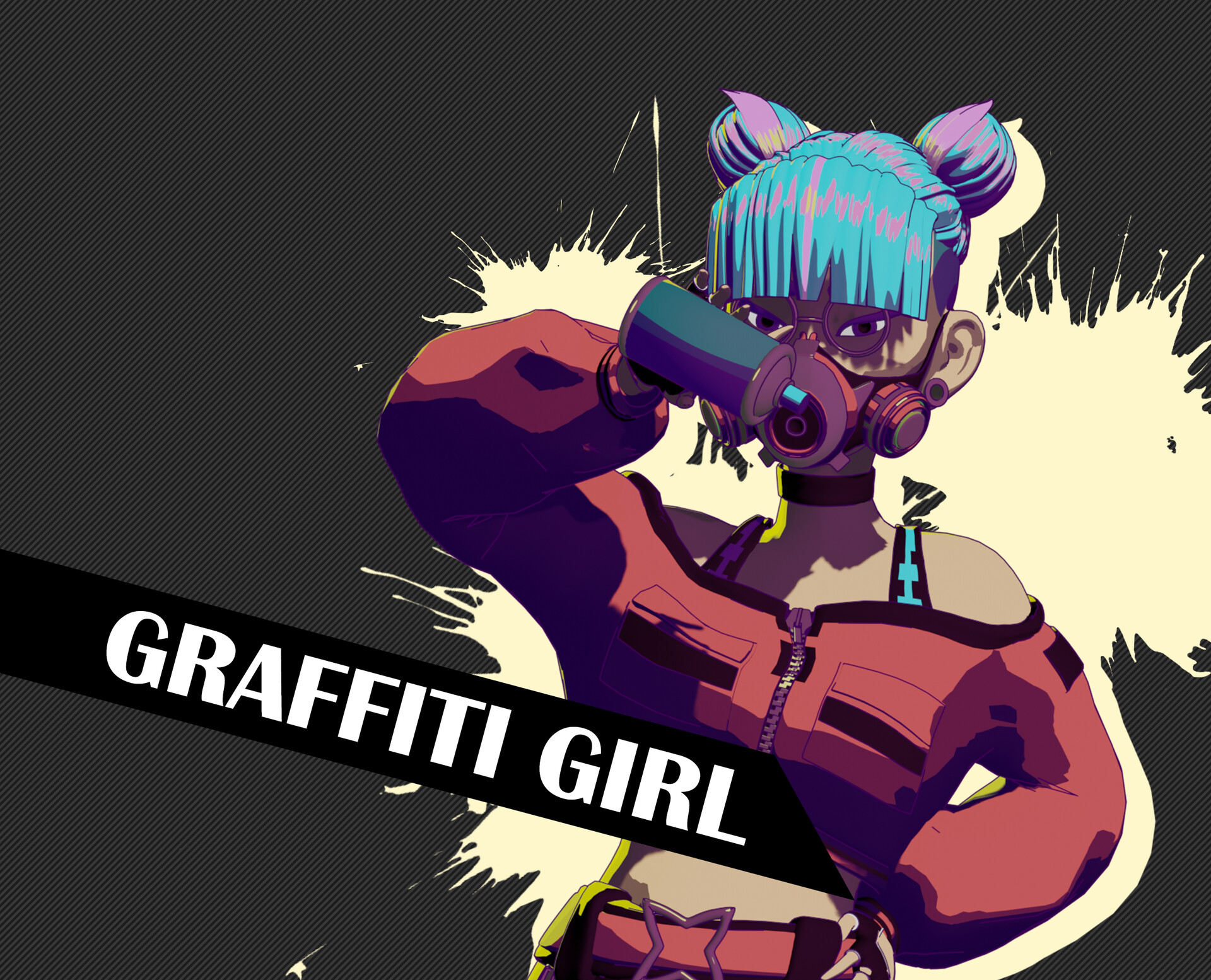 ArtStation - Graffiti Girl