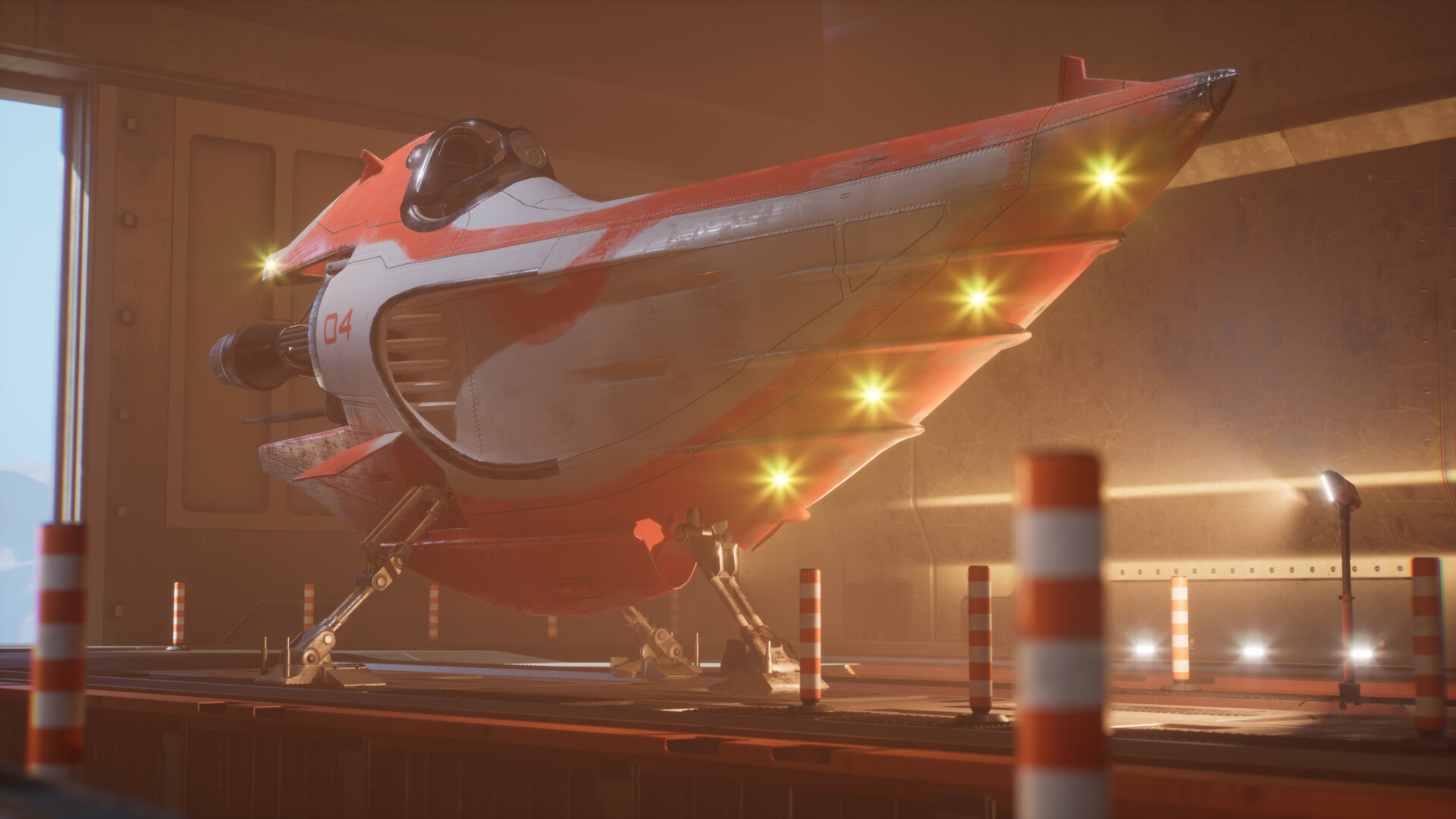 ArtStation - Racing ship (real-time vehicle modeling)