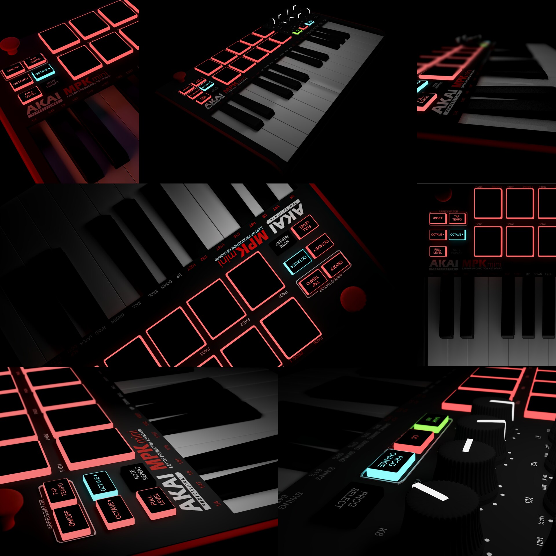 ArtStation - Akai Mpk mini keyboard 🎹