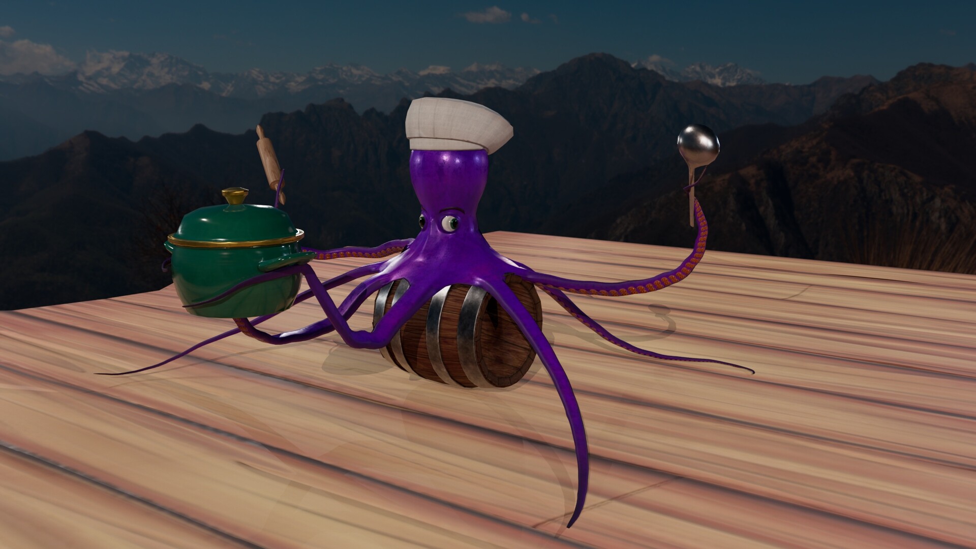 Nastya Fartueva - Octopus Chef