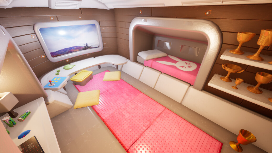 ArtStation - Overwatch Environment - Dva's Room