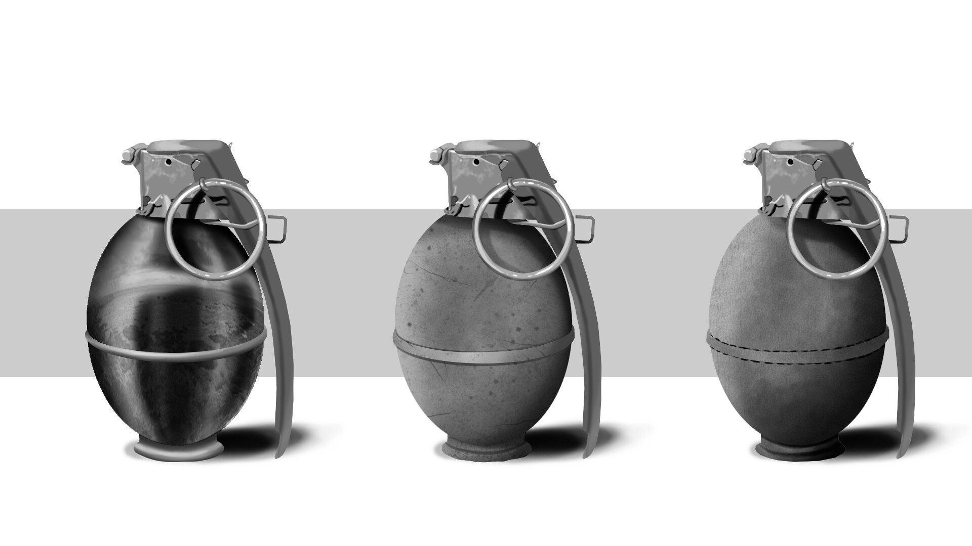 ArtStation - Texture Study with grenades