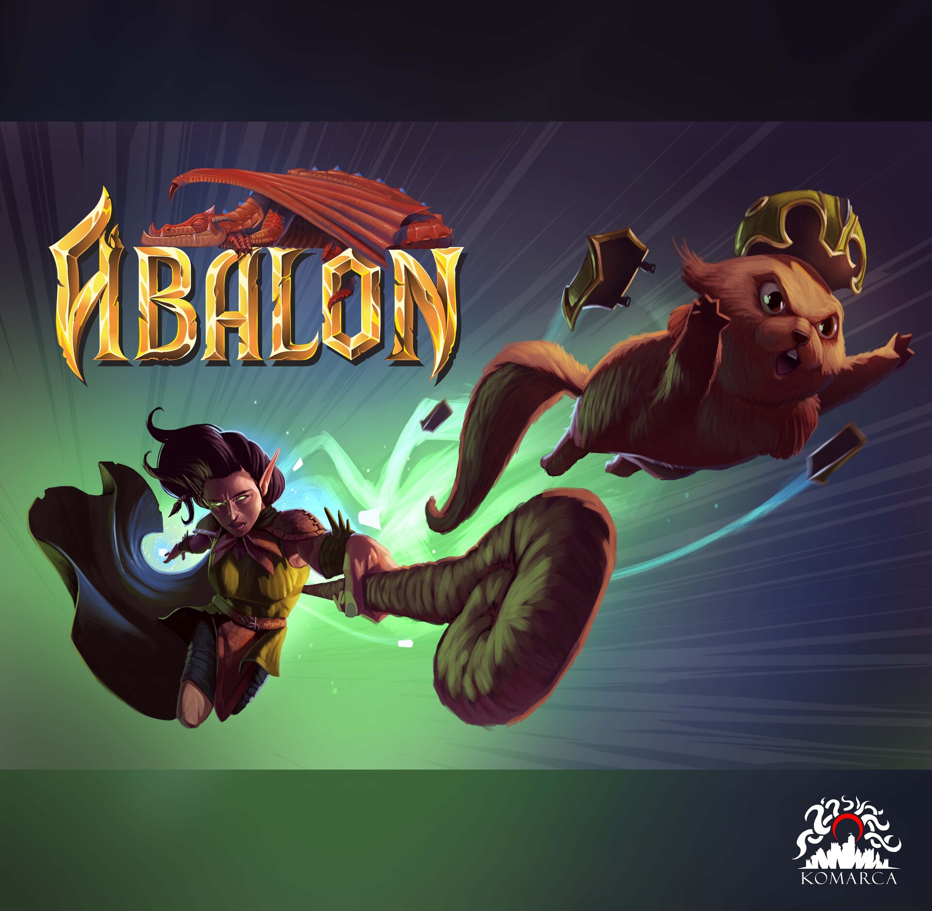 ArtStation - Druid and Squirrel - Abalon Game