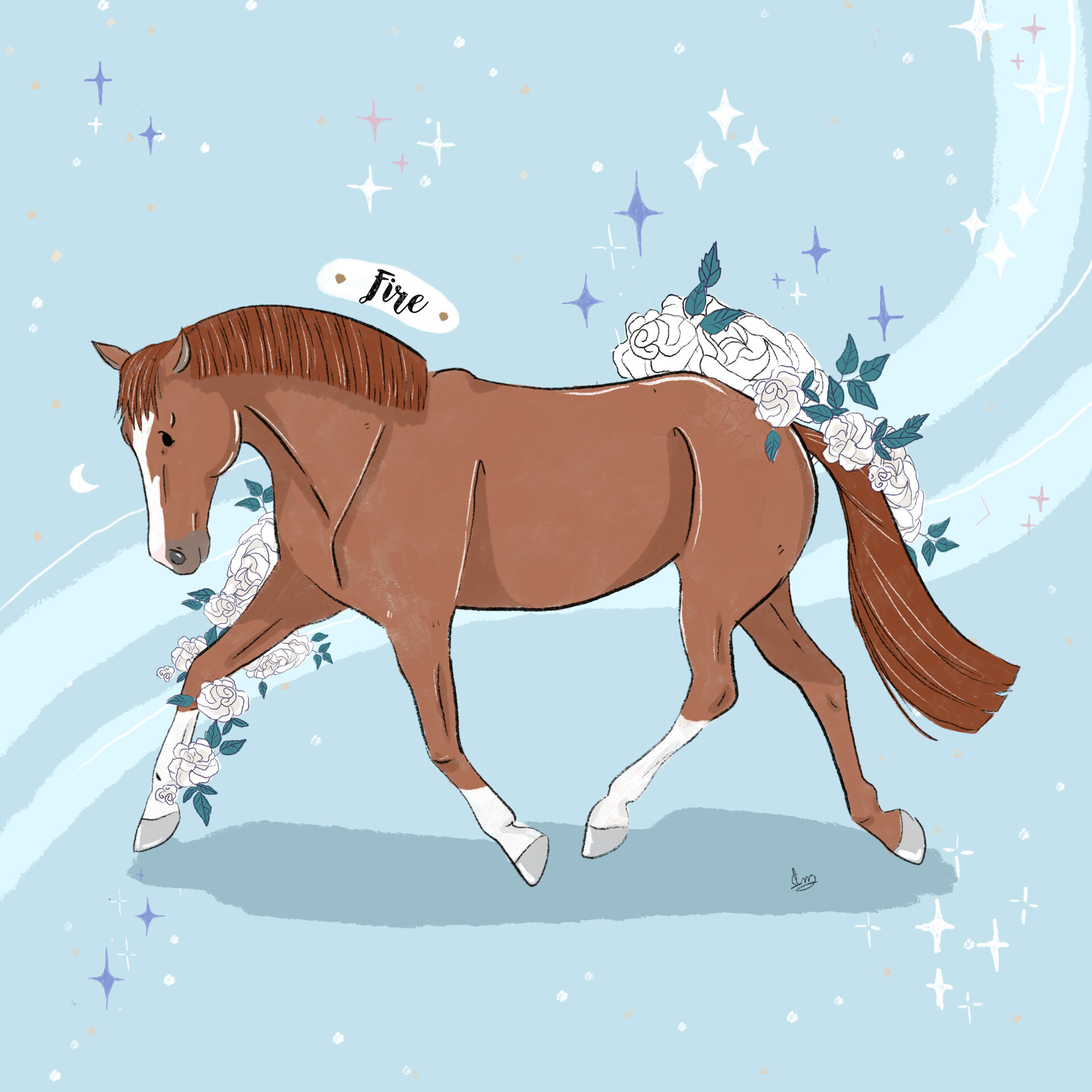 how to draw a horse on ibispaint x